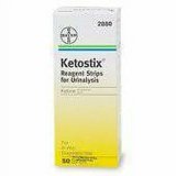 KETOSTIX Urine Testing Diabetes Sticks, Measure Ketone Levels, 100 ...