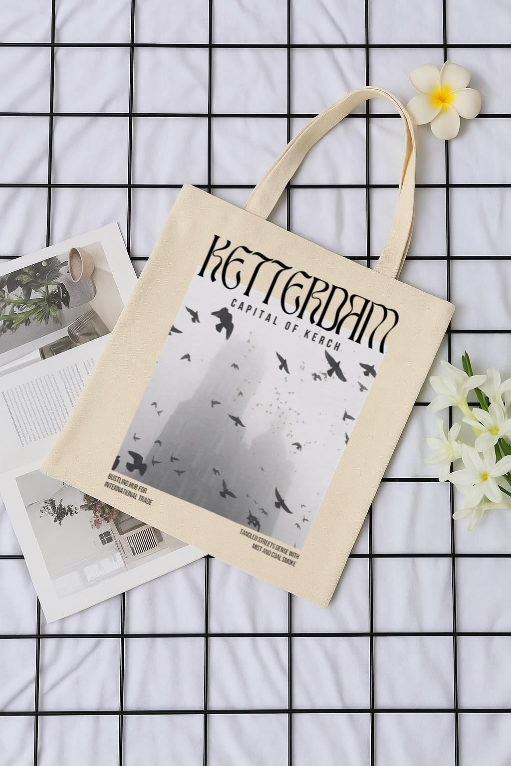 Ketterdam Six Of Crows Grishaverse Bag - Crow Club Crooked Kingdom Kaz ...