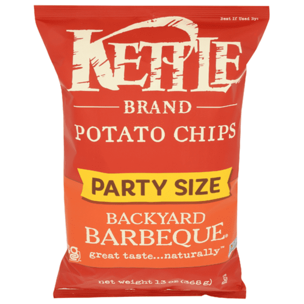 Kettle Backyard BBQ Sharing Size Kettle Potato Chips 13 oz - Pack of 5 ...