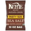 Kettle Brand Cooked Sea Salt Kettle Potato Chips, Gluten-Free, Non-GMO ...