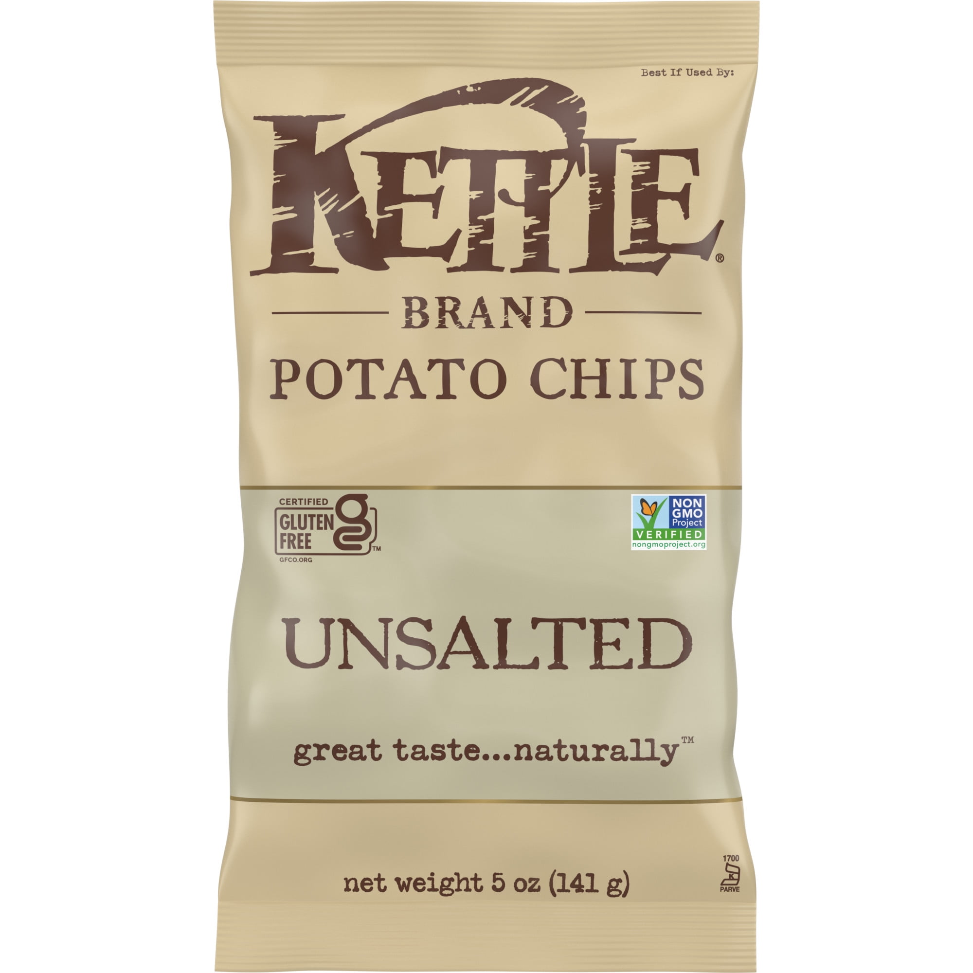 Kettle Brand Cooked Potato Chips, Unsalted Kettle Chips, 5 oz - Walmart.com