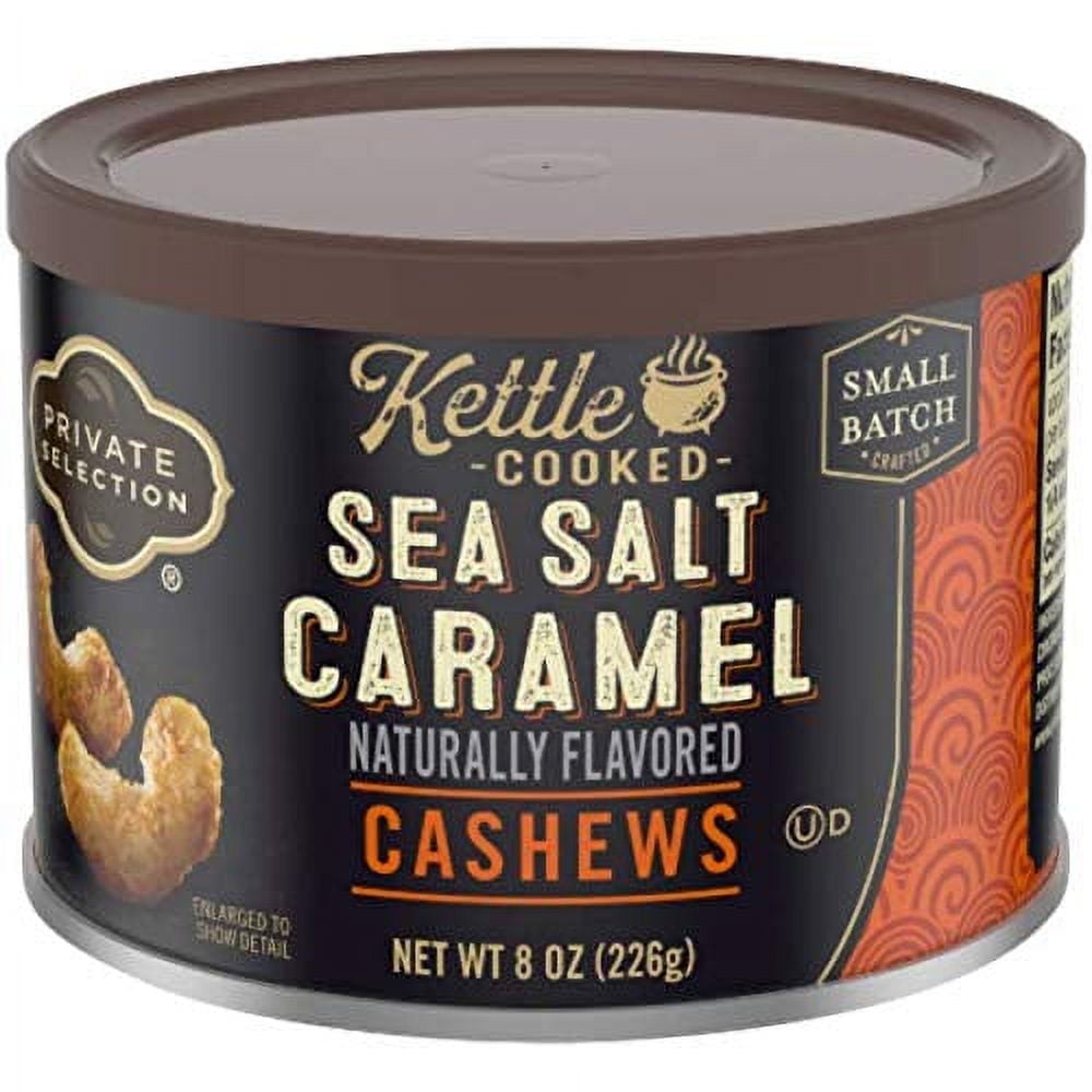Kettle Cooked Cashews Sea Salt Caramel 8 oz - Walmart.com