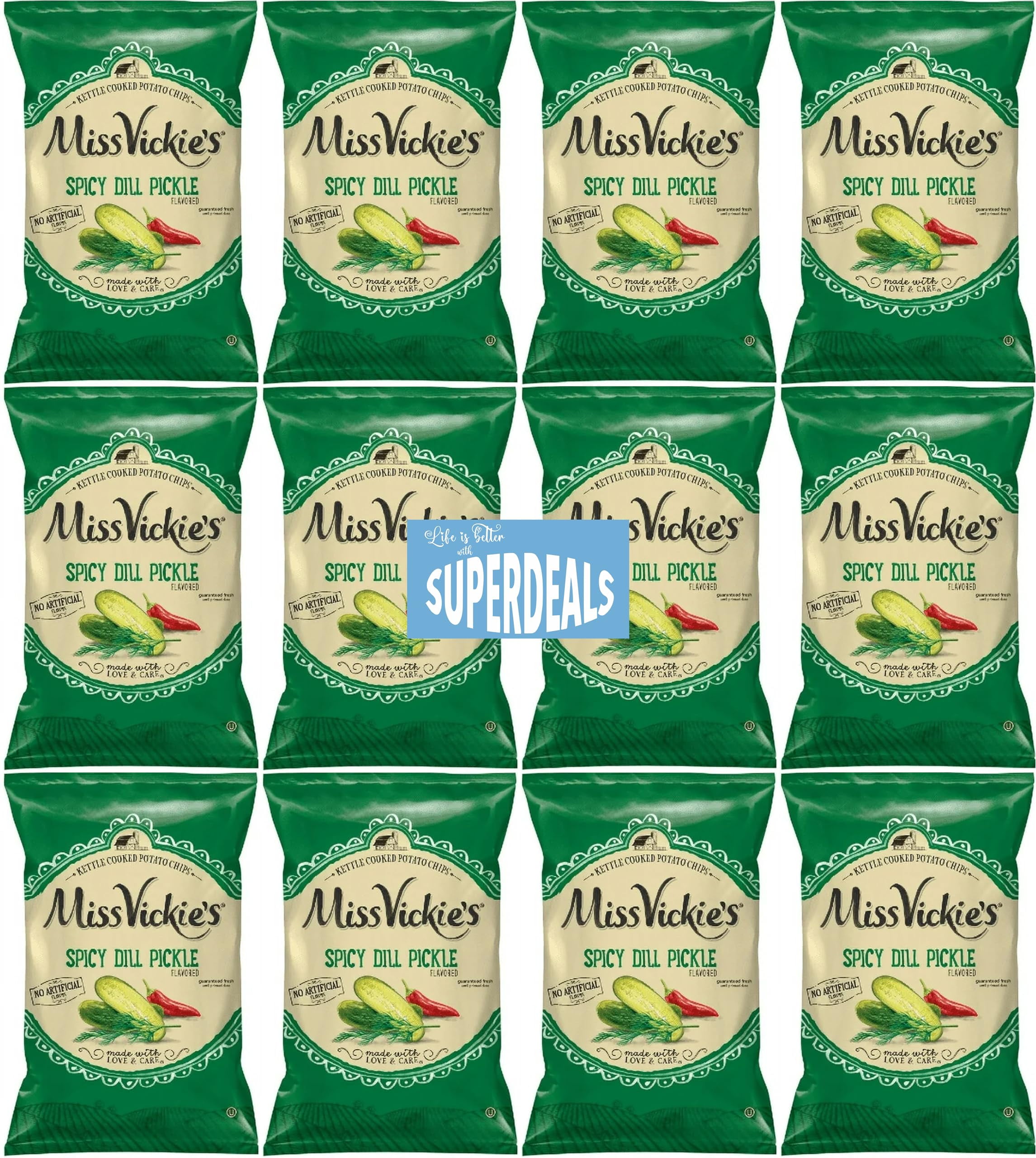 Kettle Cooked Potato Chips by Miss Vickie's Value Pack Bundled by ...