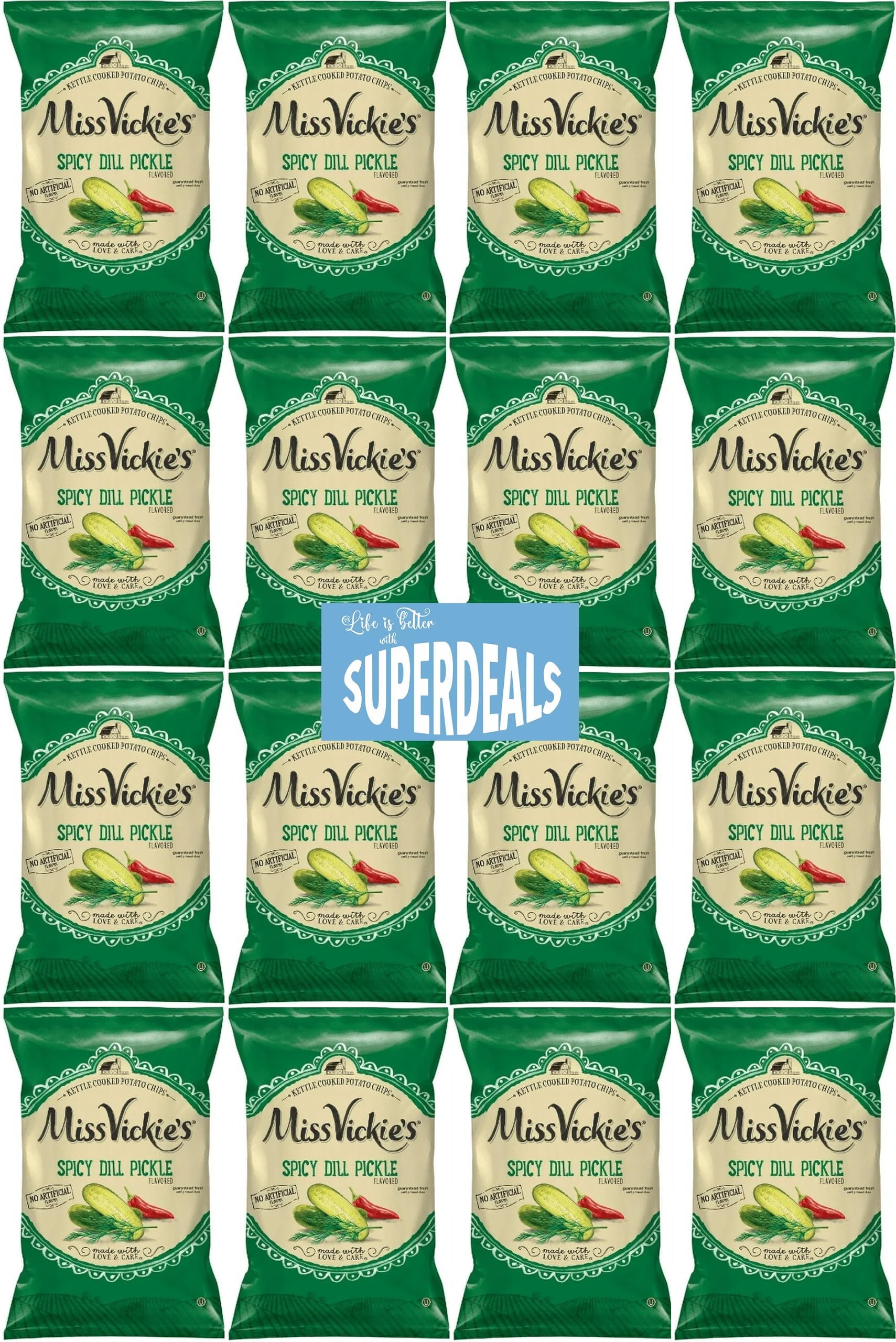 Kettle Cooked Potato Chips by Miss Vickie's Value Pack Bundled by ...