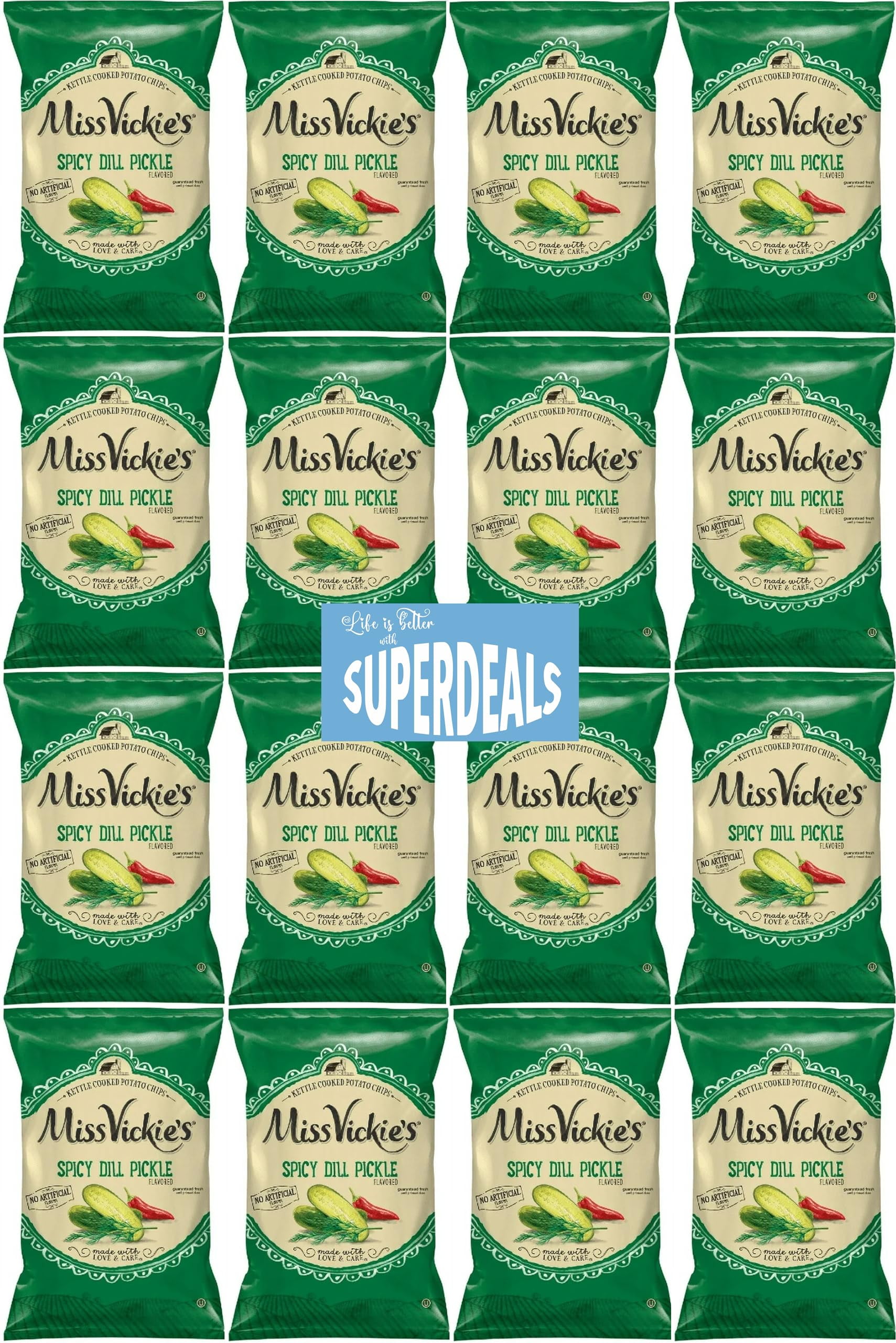 Kettle Cooked Potato Chips by Miss Vickie's Value Pack Bundled by ...