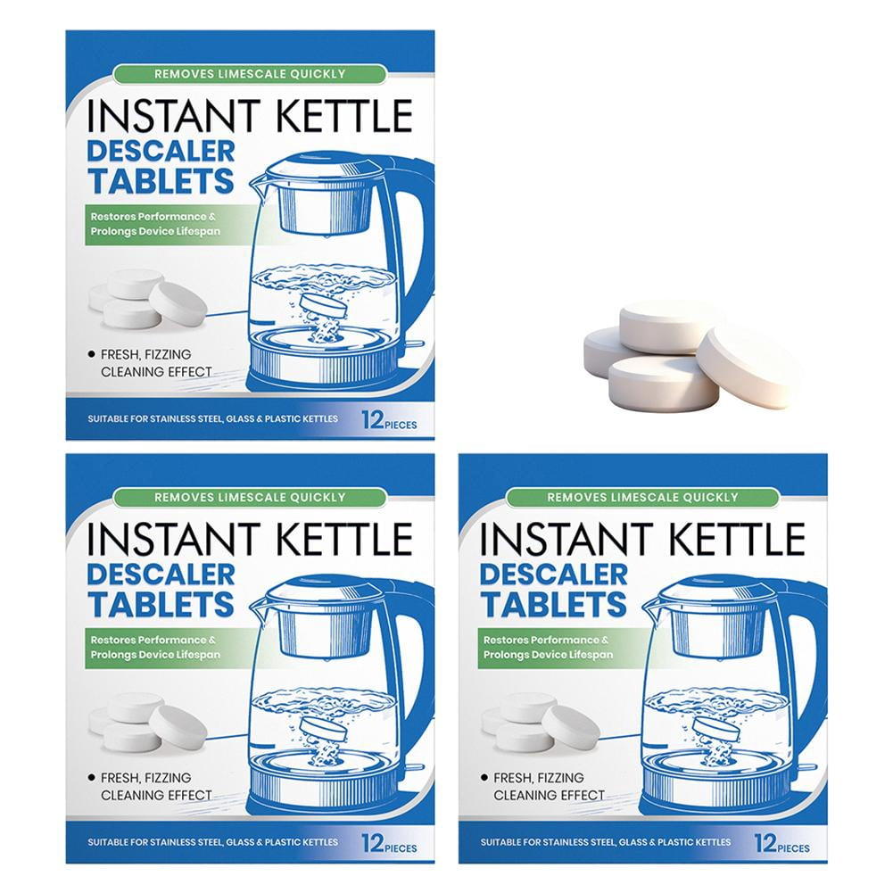 Kettle Descaler Tablet, Limescale Remover, Kettle Cleaner Removes Hard ...