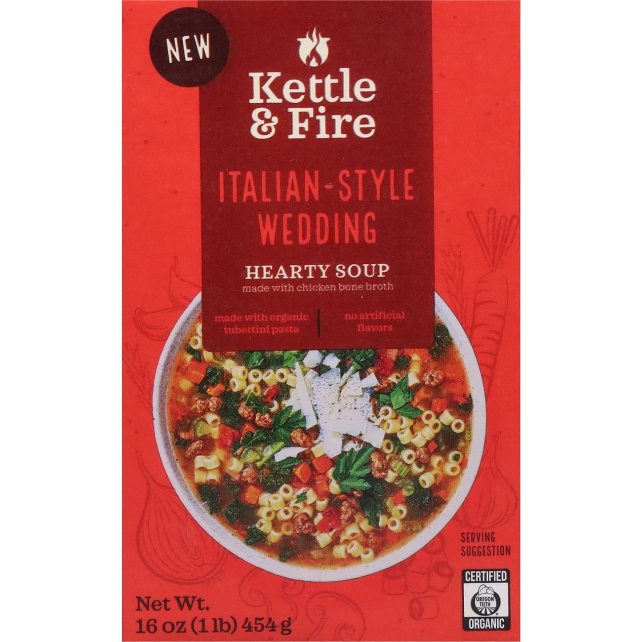 Kettle & Fire Italian-Style Wedding Soup, 16 oz (Package May Vary ...