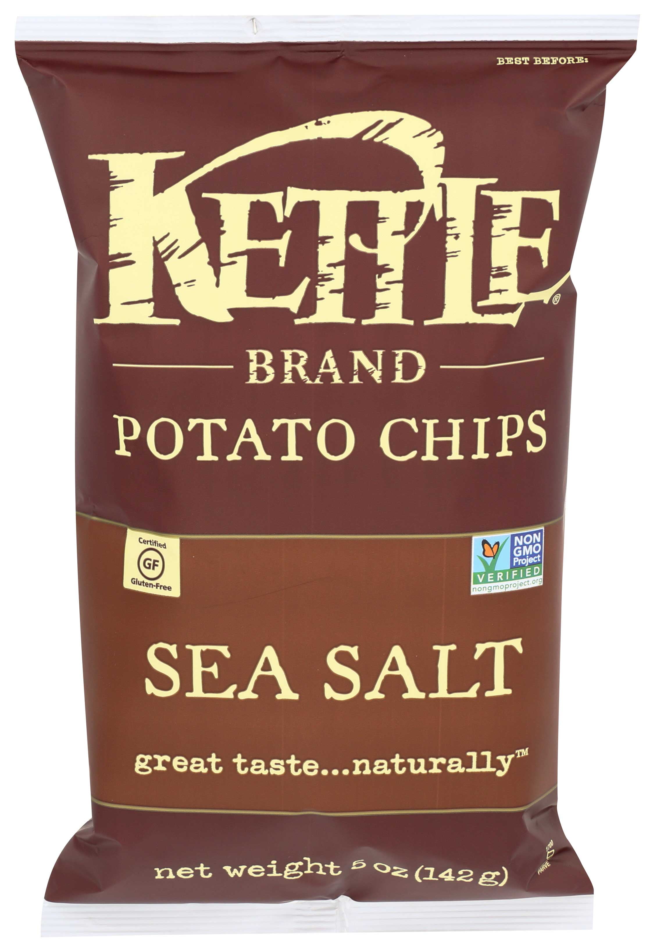 Kettle Foods Lightly Salted Potato Chips, 5 Ounce -- 15 per case ...