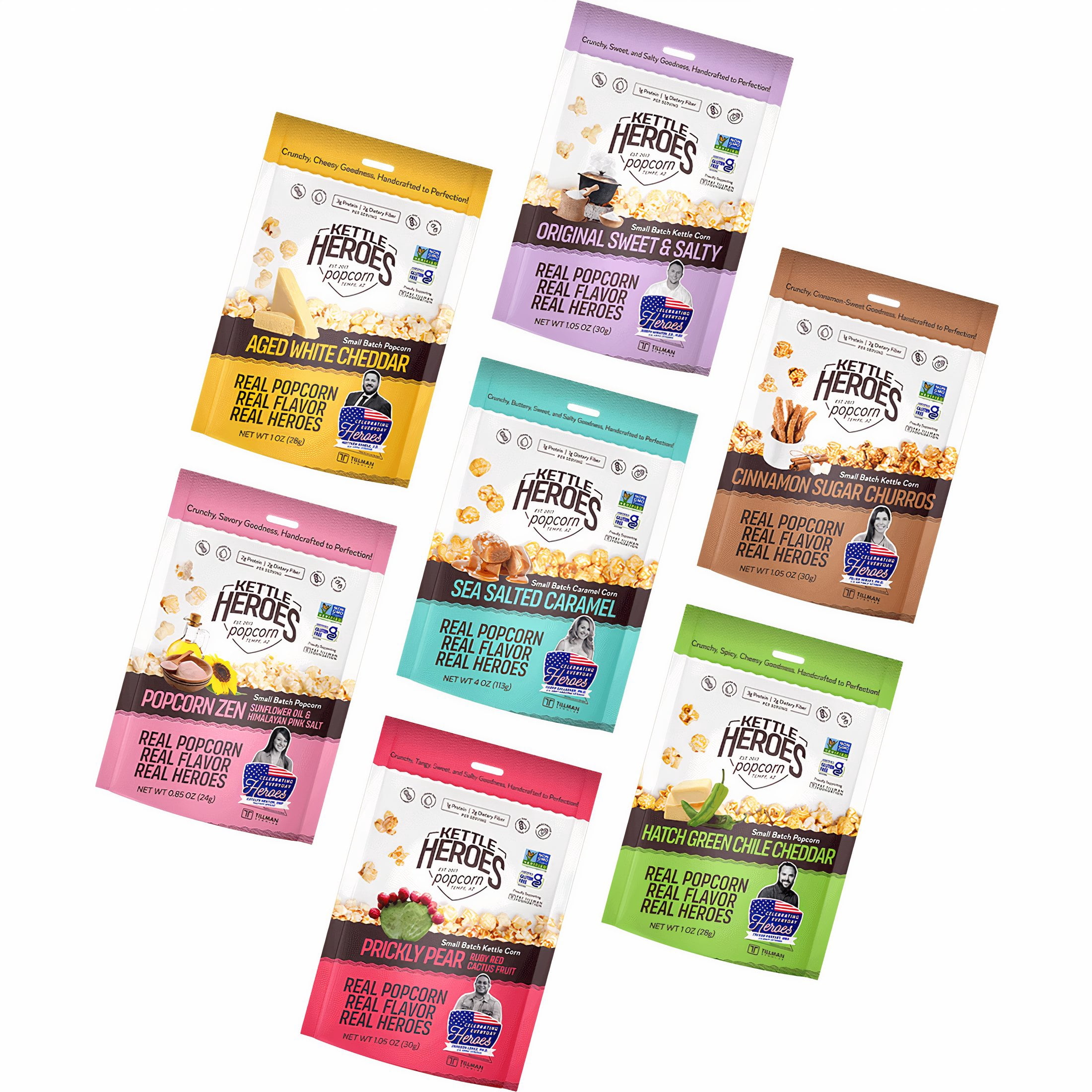 Kettle Heroes Popcorn Avid Snacker Mix - Walmart.com