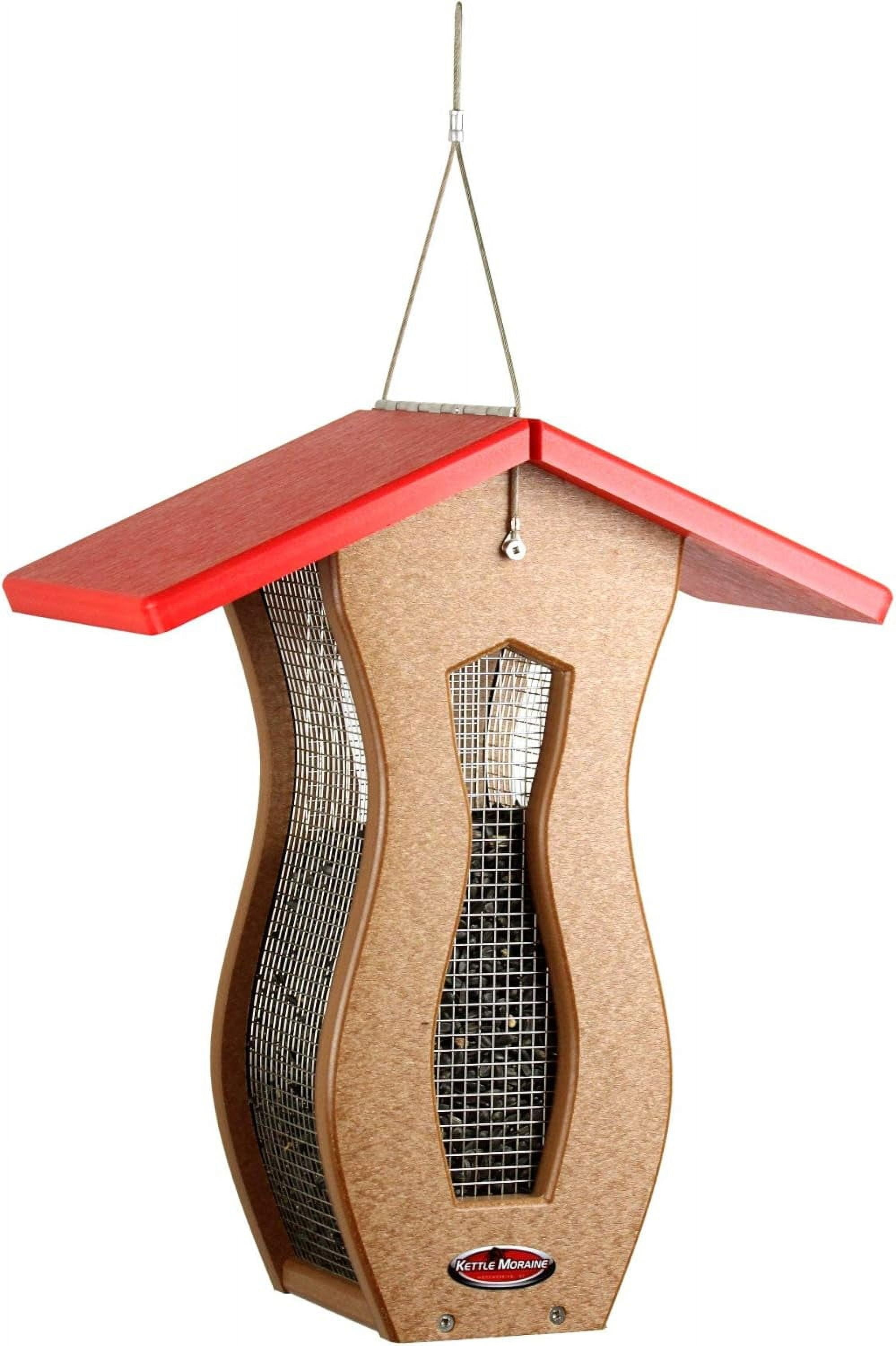 Kettle Moraine Large Recycled Curved Screen Feeder (Green/Chocolate ...