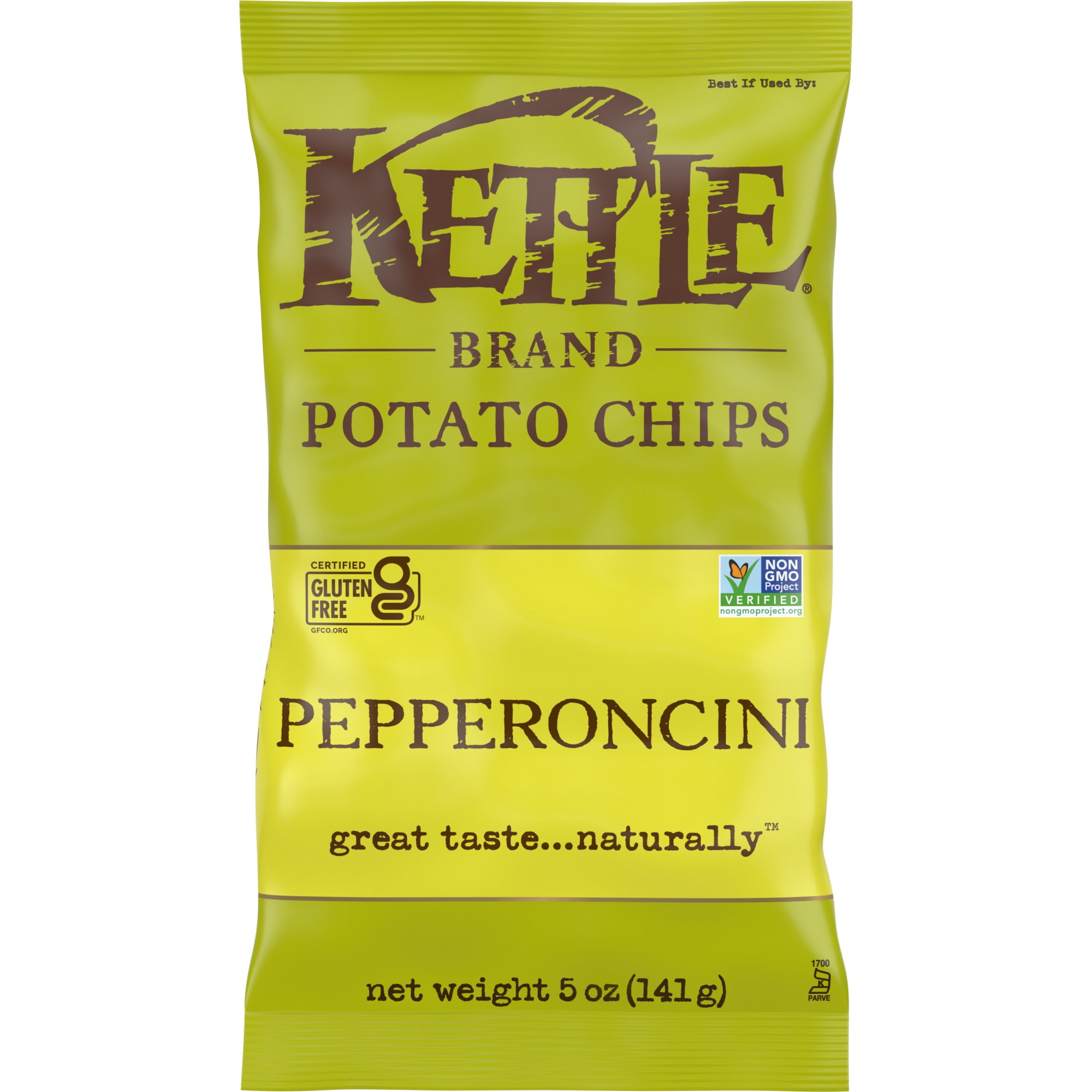 Kettle Brand Cooked Pepperoncini Potato Chips with Vinegar, 5 oz ...