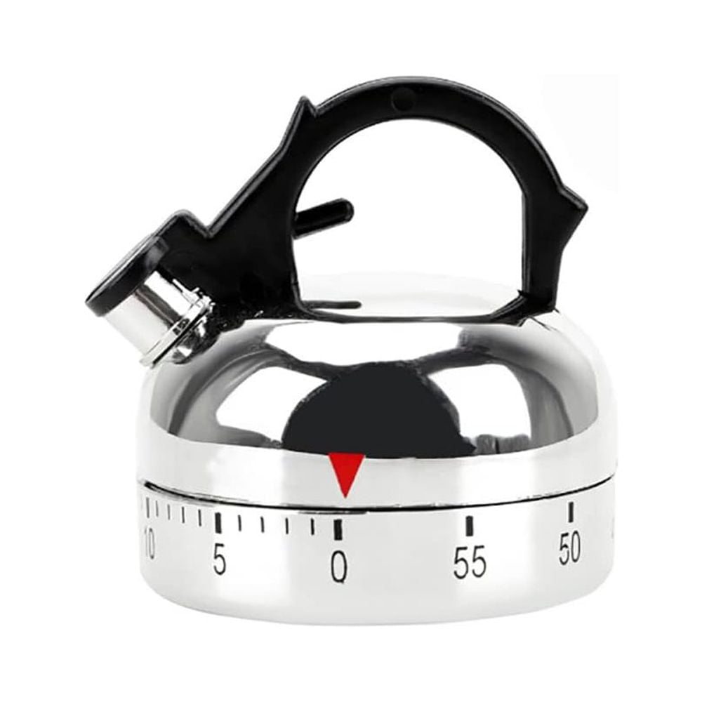 Kettle Shaped Mechanical Rotating Kitchen Timer (60 Minutes Max ...