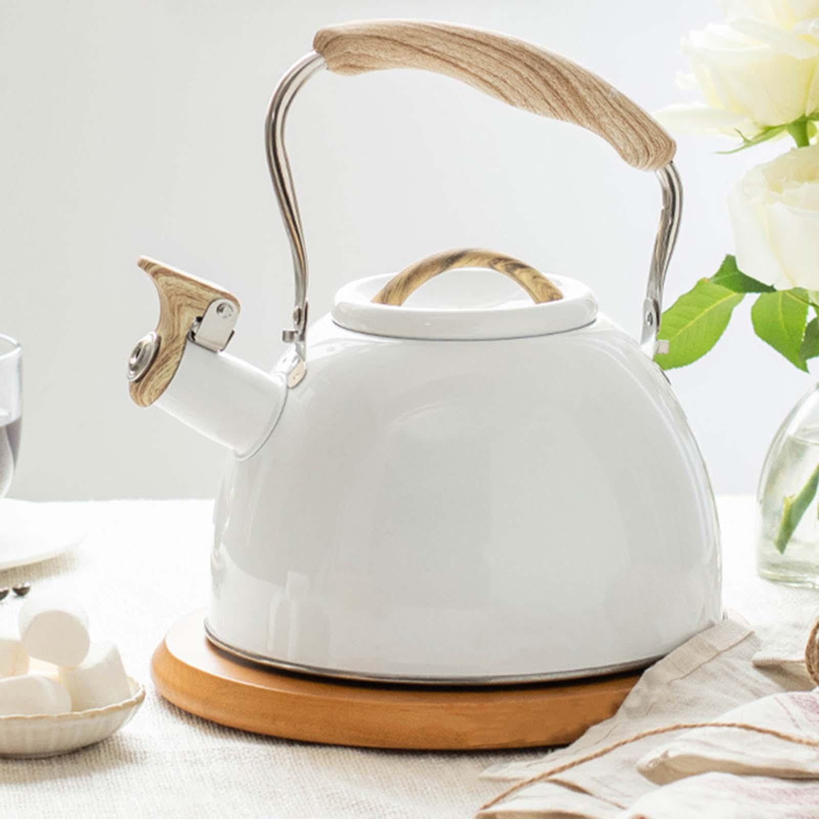 Kettle Wooden Handle Kitchenware Teapot for Induction Cookers - Walmart.com