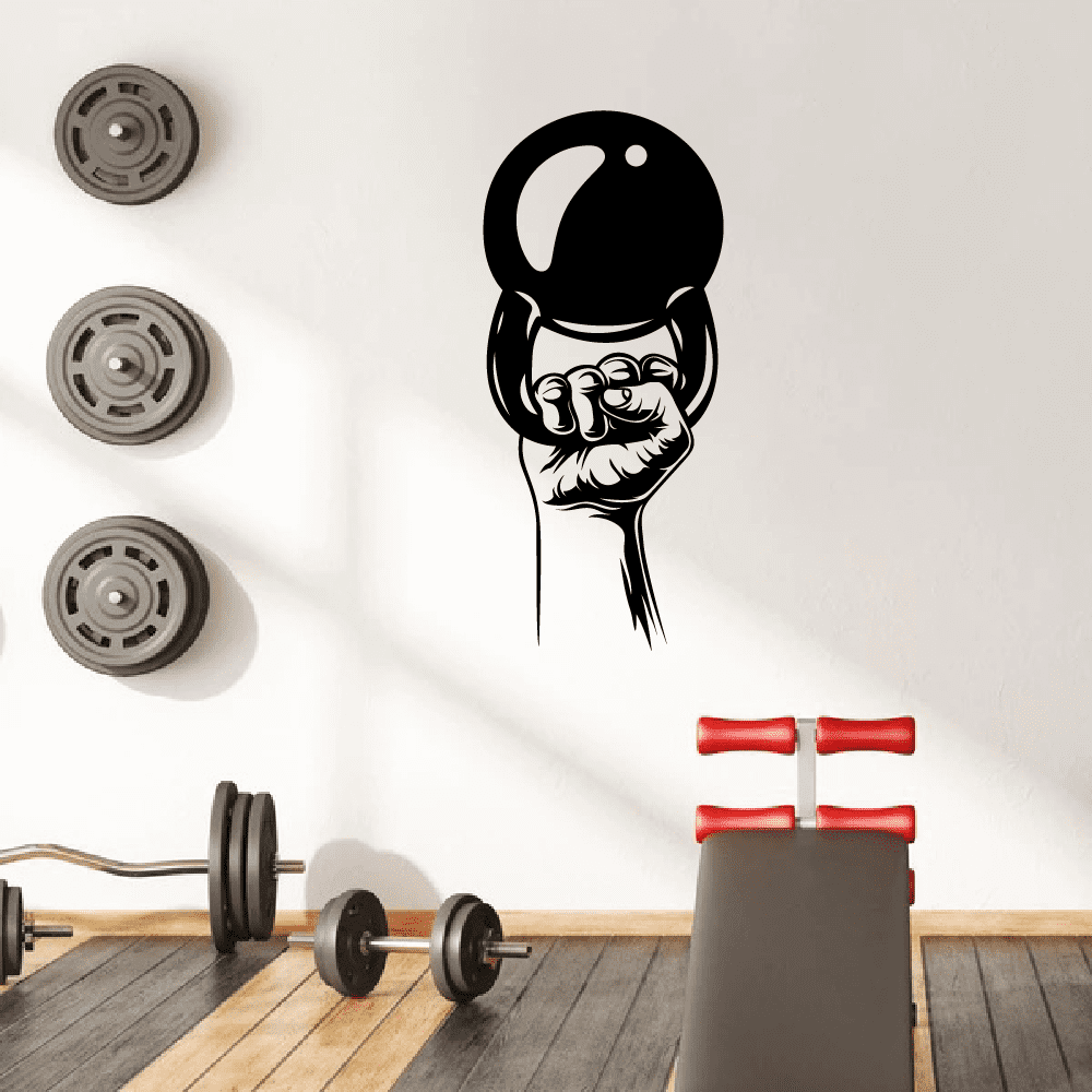 Kettlebell Silhouette Work Out Equipment Everyday Work Out Exercise ...