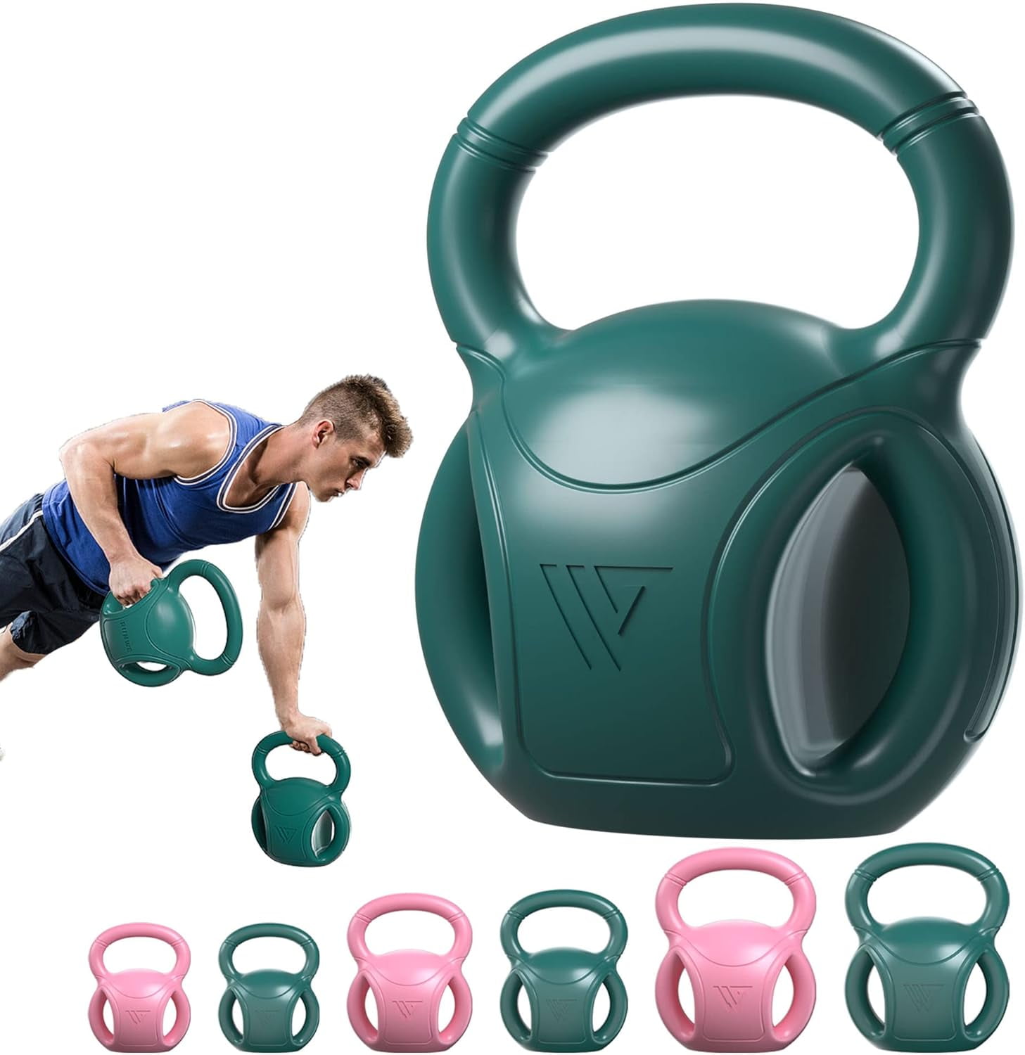 Kettlebells Weight - Weight for Women Options 5, 10, 15 and 20 LB for ...