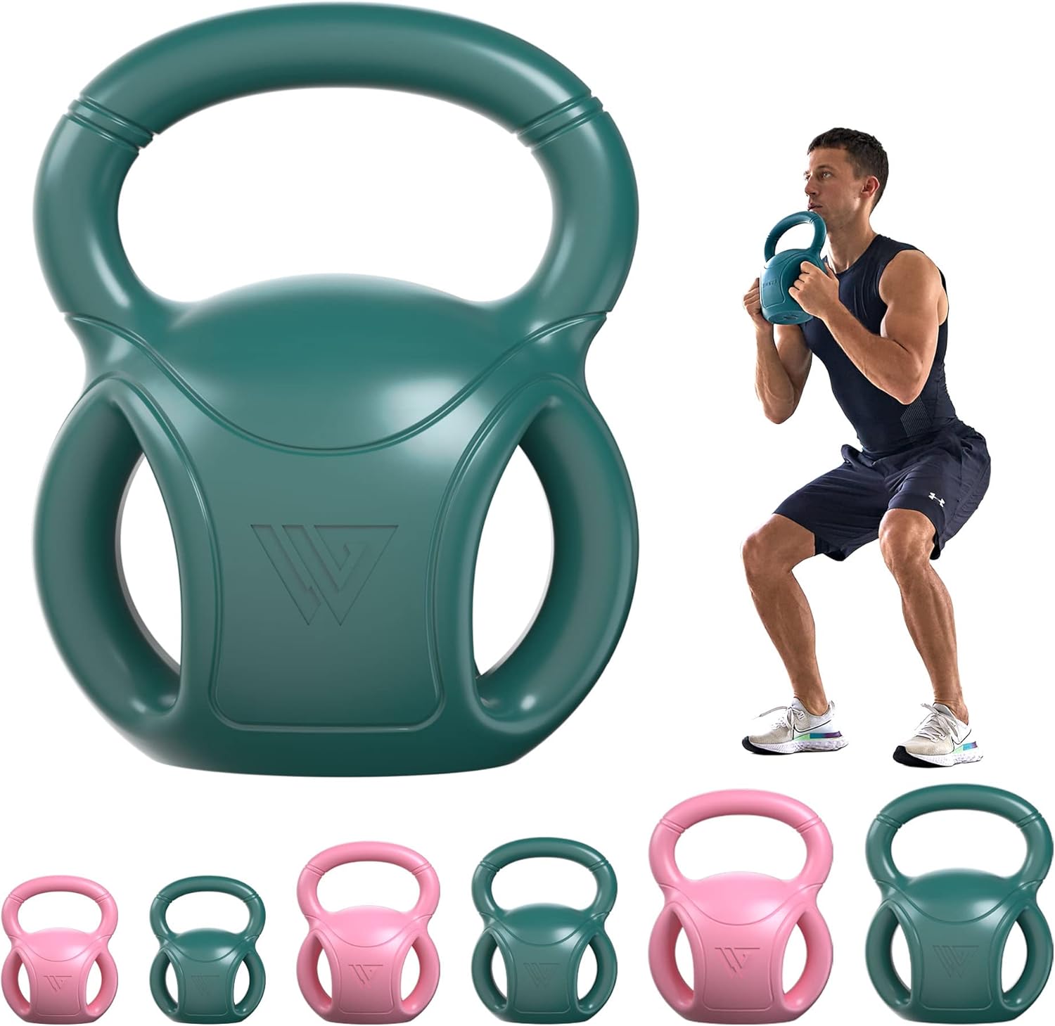 Kettlebells Weight - Weight for Women Options 5, 10, 15 and 20 LB for ...