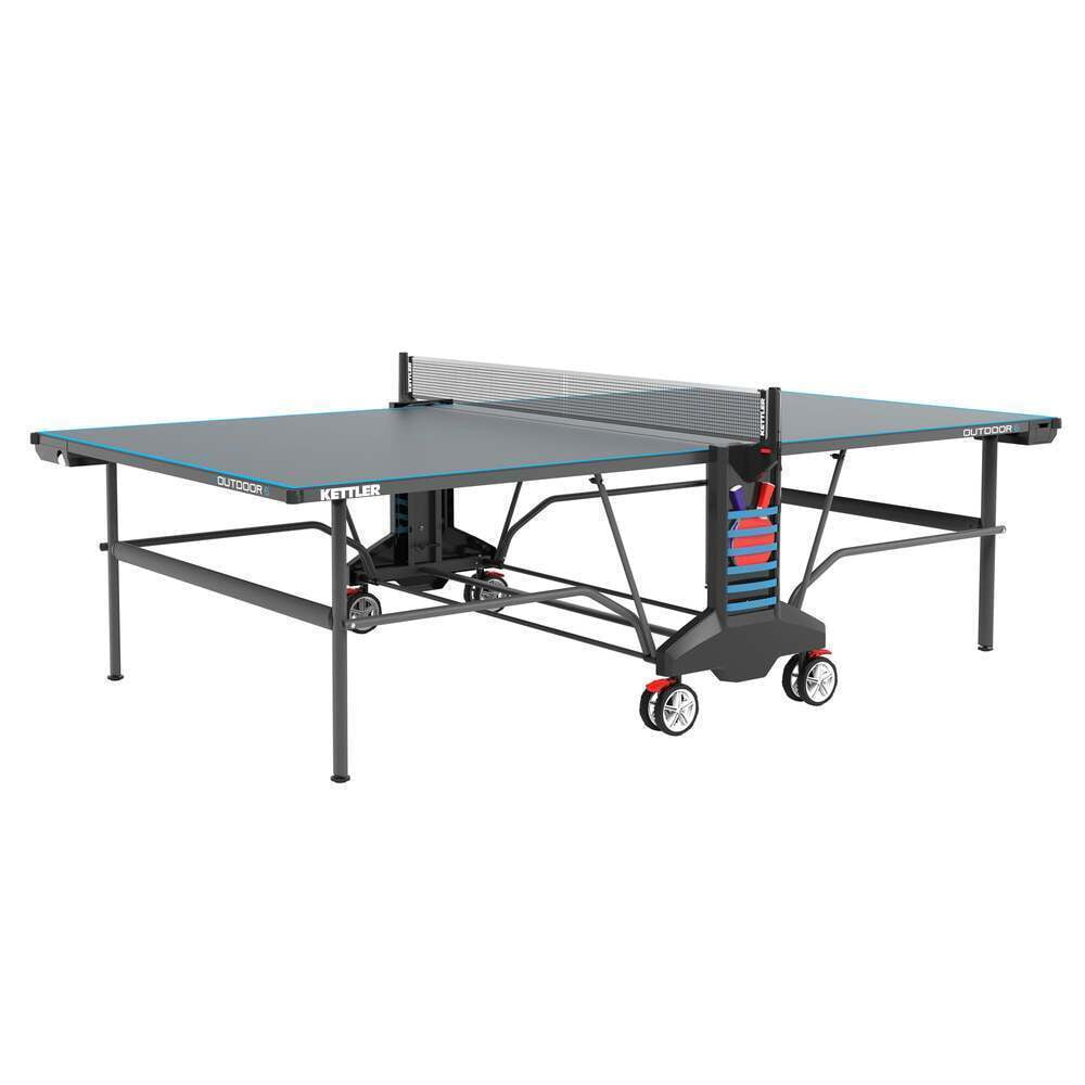 Kettler Portable Outdoor 6 Ping Pong Table with Dual Locking System and ...