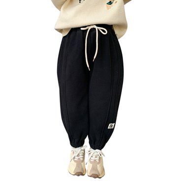 Real School Girls School Uniform Flat Front Low Rise Pants, Sizes 4-16 ...