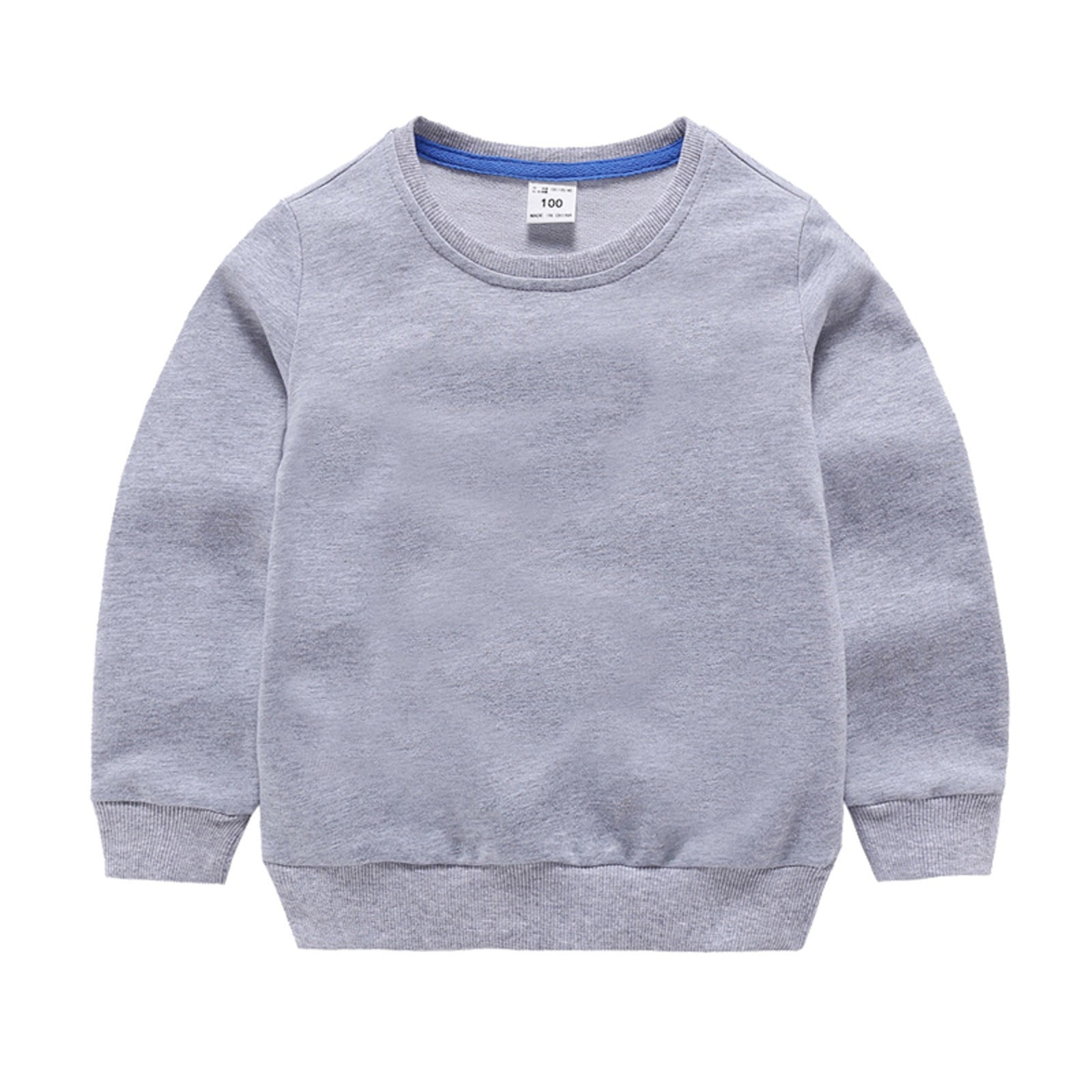 Ketyyh-chn99 Boy Girl Solid Cotton Pullover Hoodie with Drawstring Kids ...