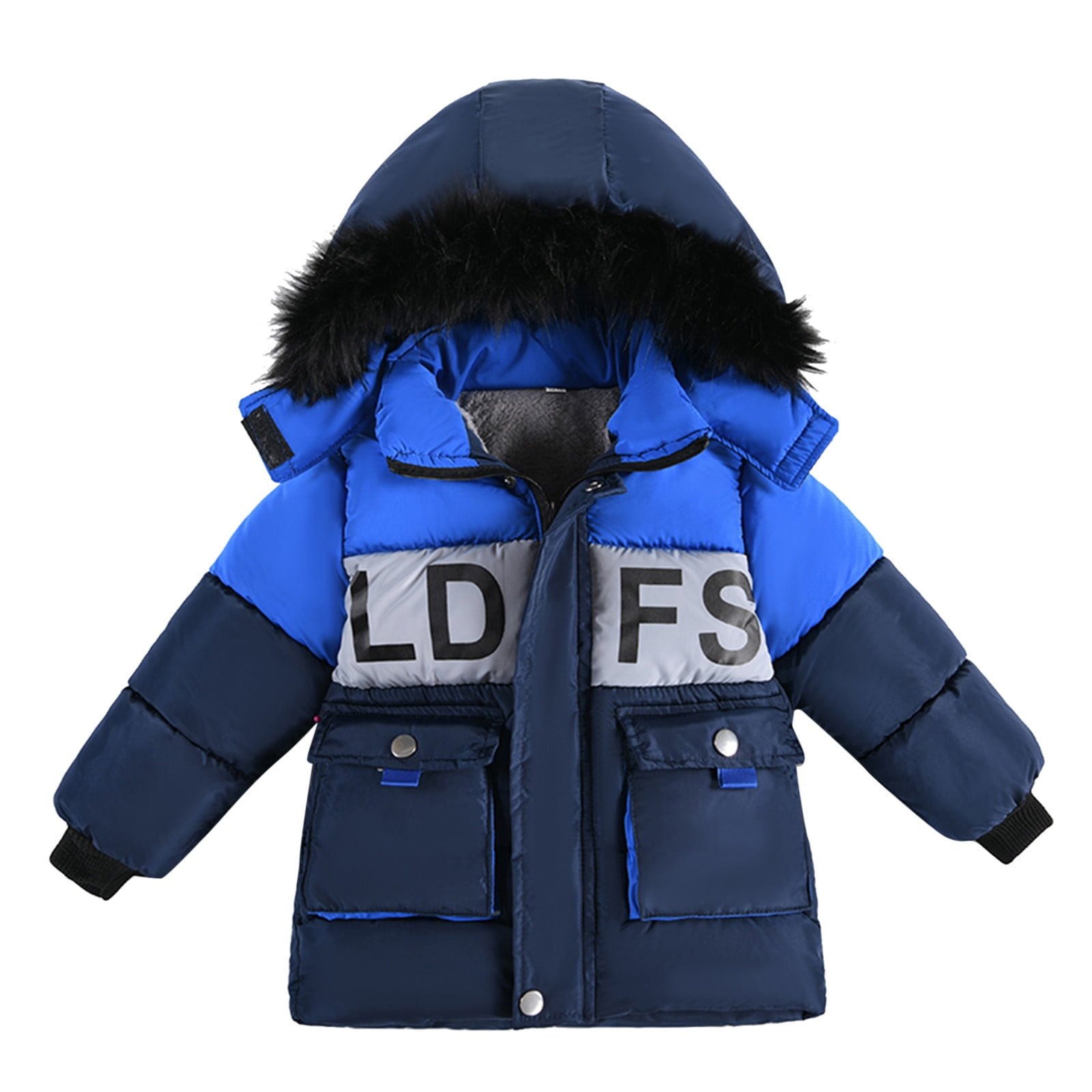 Ketyyh-chn99 Boys Jacket Children Winter Boy Jacket Coat Hooded Coat Fashion Kids Warm Clothes ...