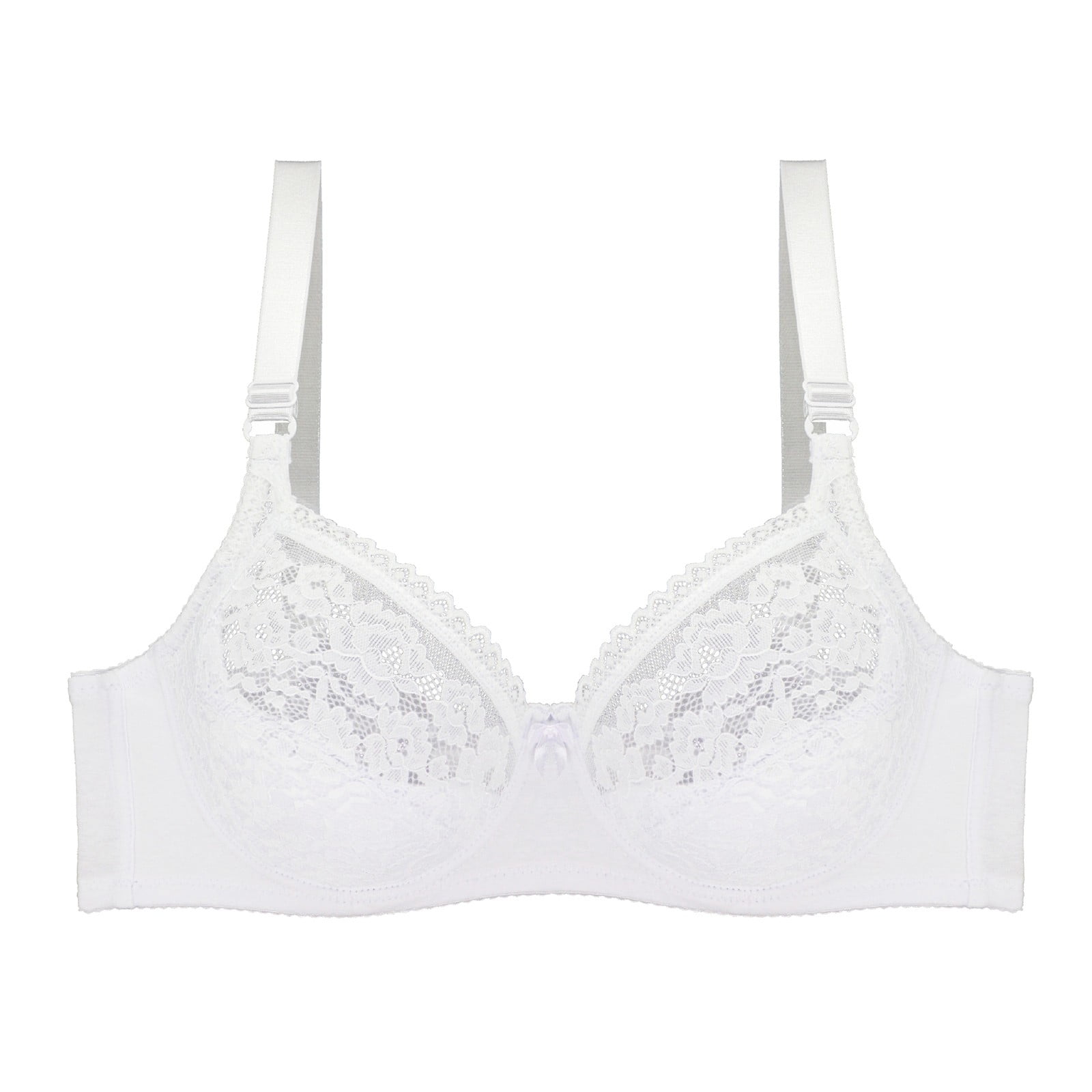 Ketyyh-chn99 Bras for Women Push up Plus Size Soft Wireless Cotton Bra ...