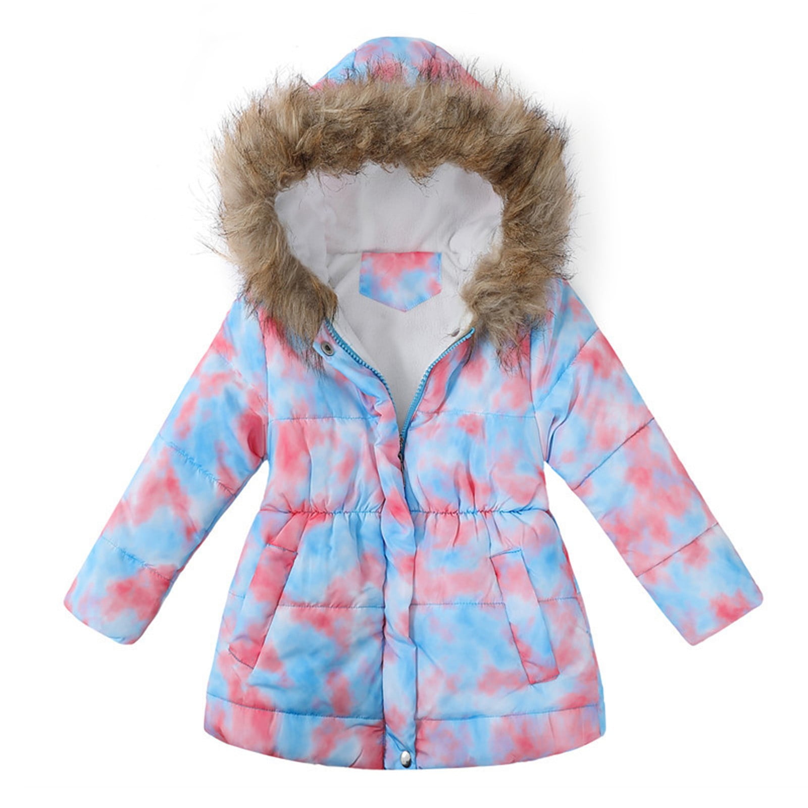 Ketyyh-chn99 Girl Jackets Baby Warm Girls Hooded Jacket Winter Outwear ...