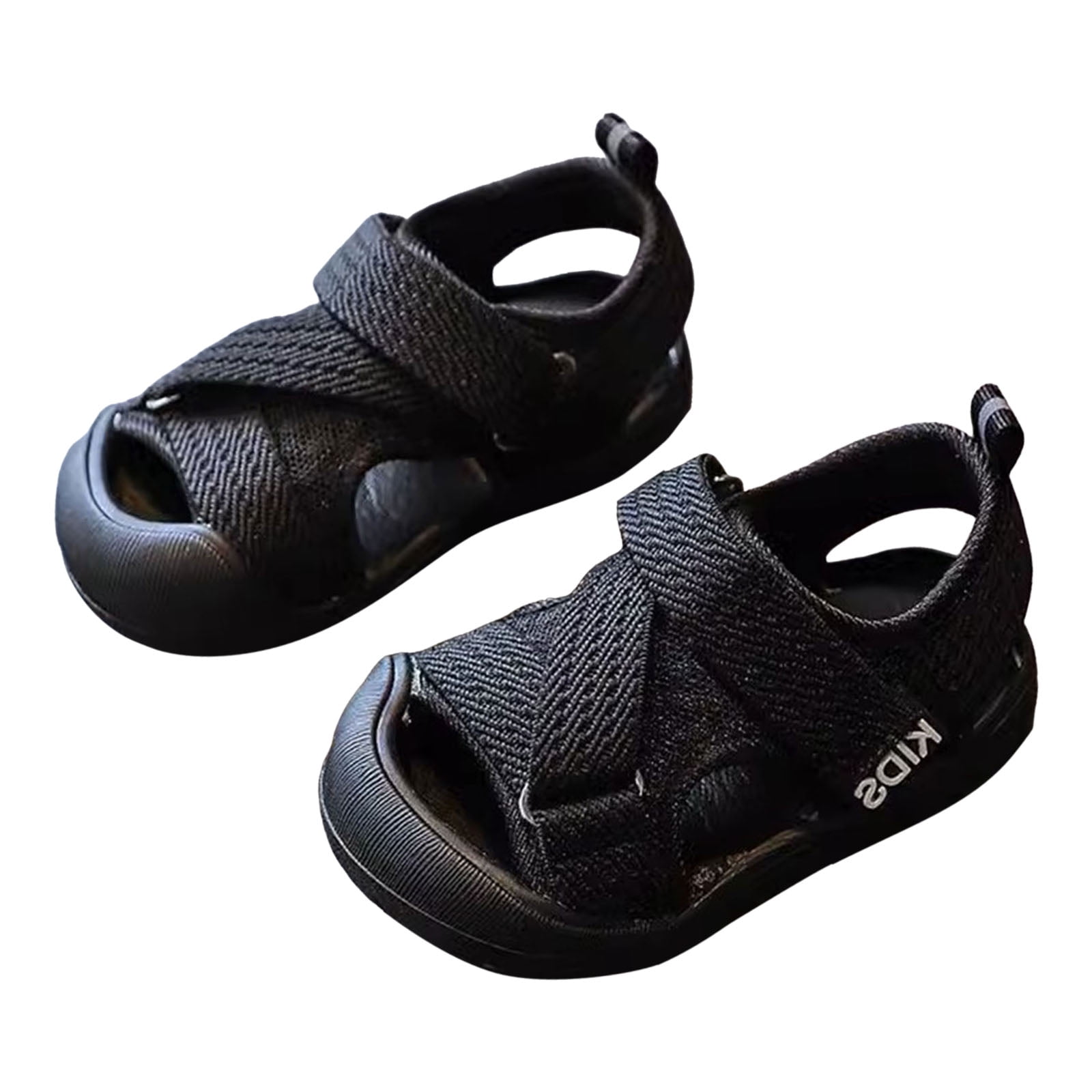Ketyyh-chn99 Girls Hiking Sandals Boy Sandals Double Hook & Loop Open ...