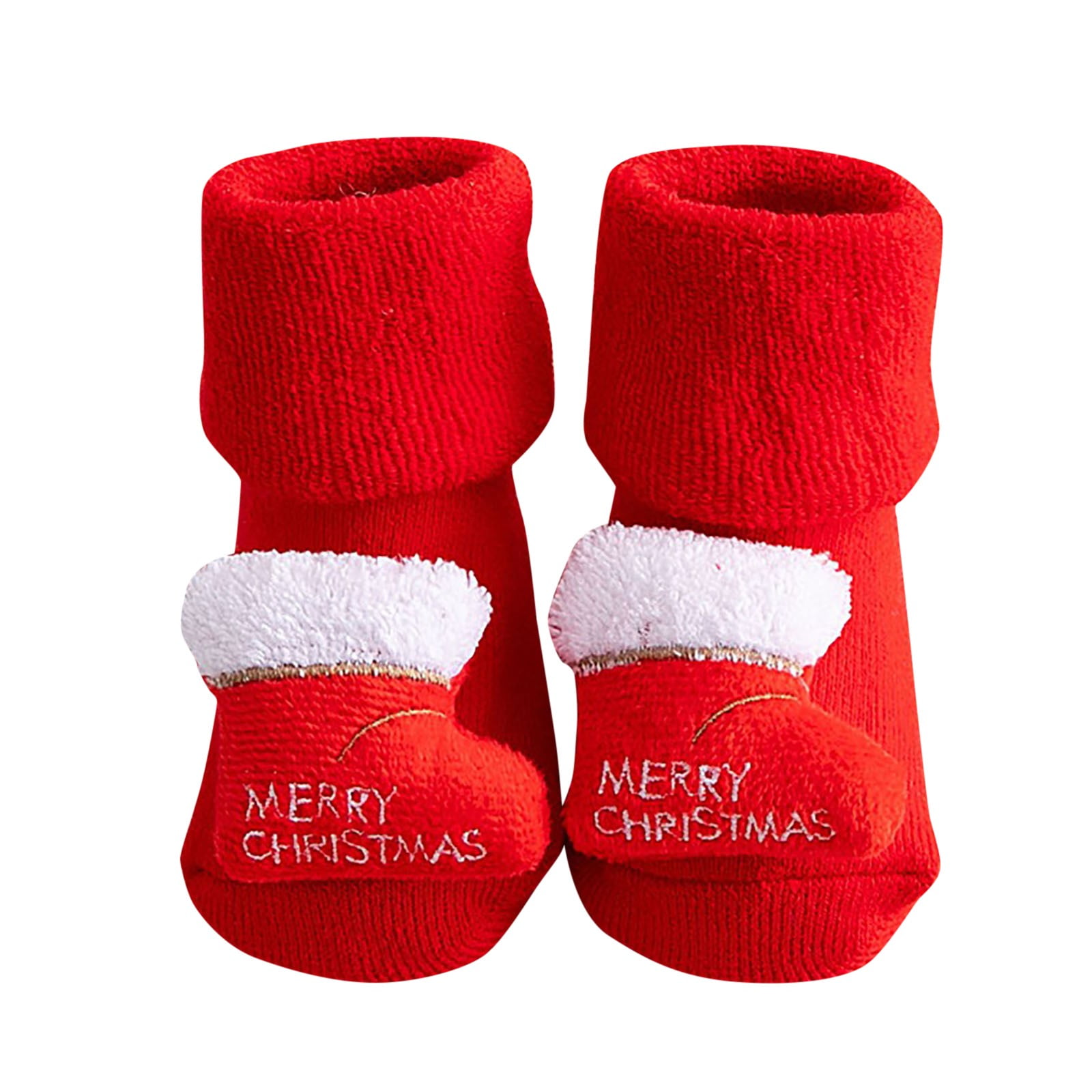Ketyyh-chn99 Socks for Kids Baby Girls Boys Christmas Socks Autumn And Winter Thickened Children ...