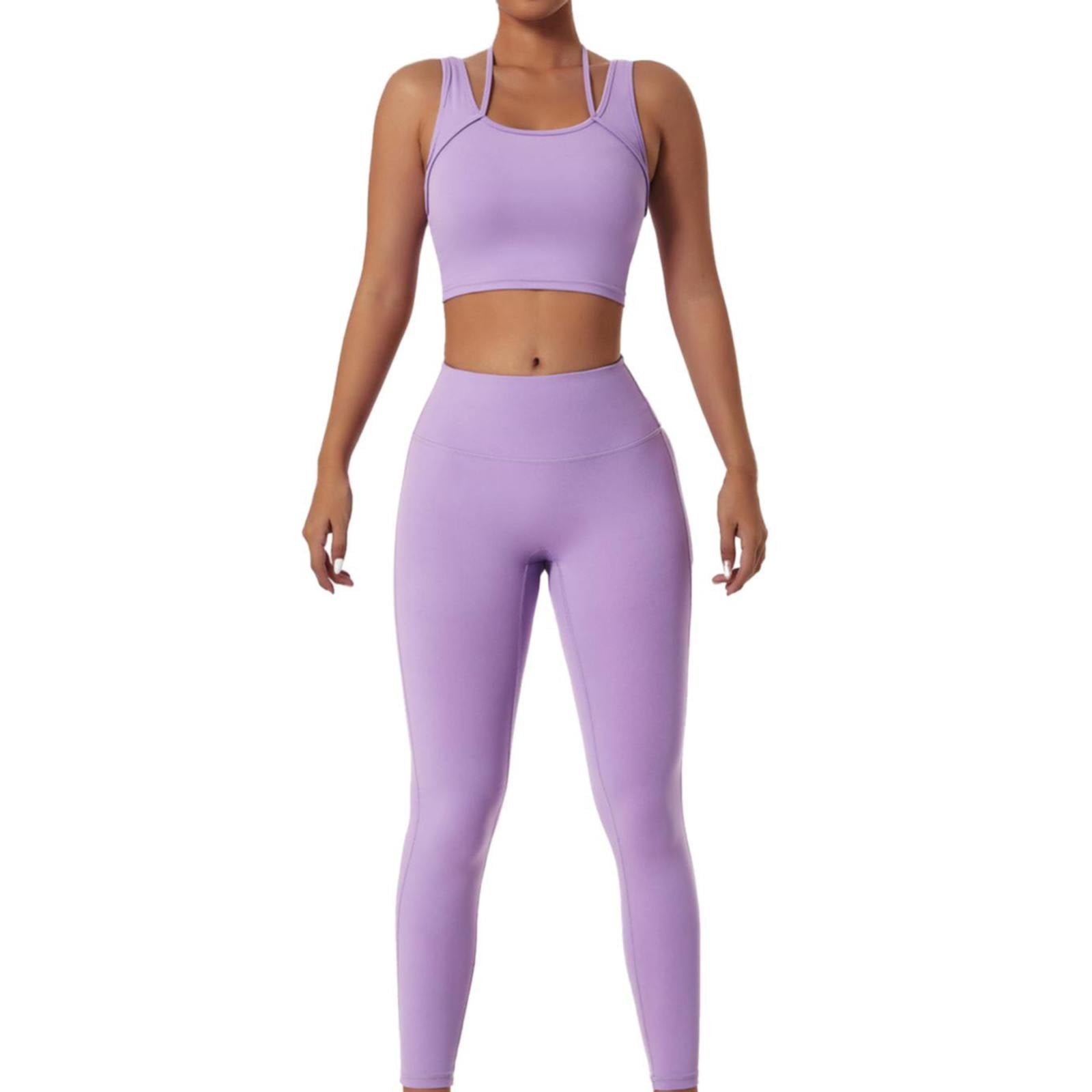 Ketyyh Chn99 Womens Workout Sets Leggings For Women Yoga Clothing Set