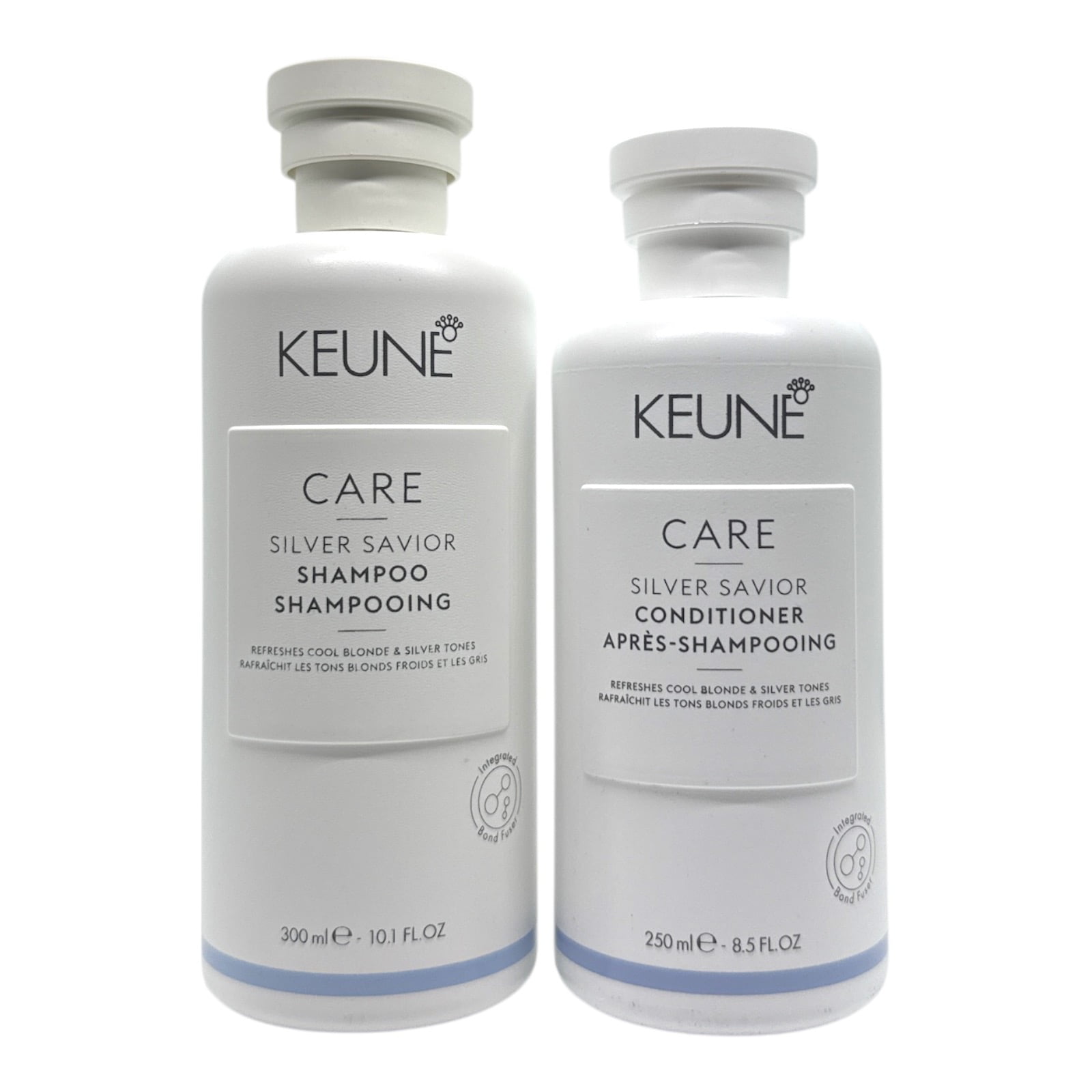 Keune Care Silver Savior Shampoo 10.1 Oz & Conditioner 8.5 Oz Set ...