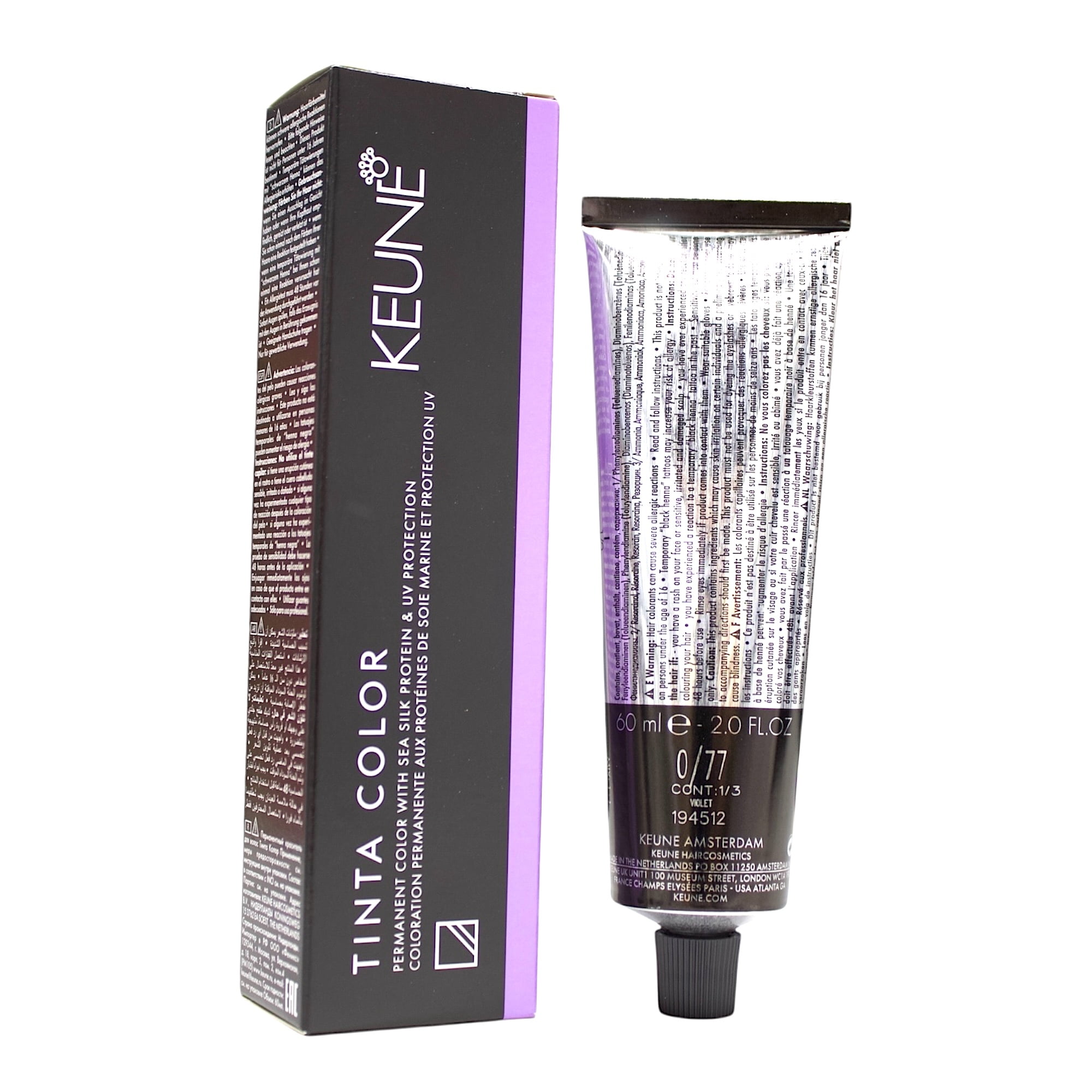 Keune Tinta Color 0/77 Permanent Color Violet 2 Oz - Walmart.com