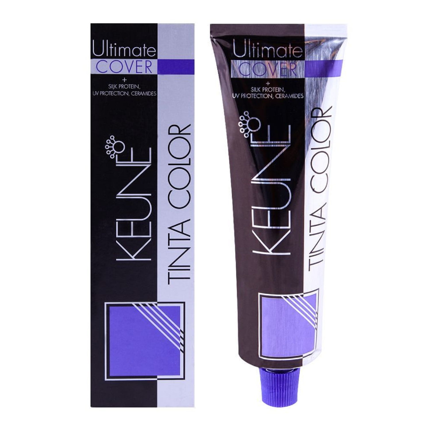 Keune Tinta Color Ultimate Cover 4.35 UC Medium Choco Brown Permanent Hair Color Silk Protein UV ...