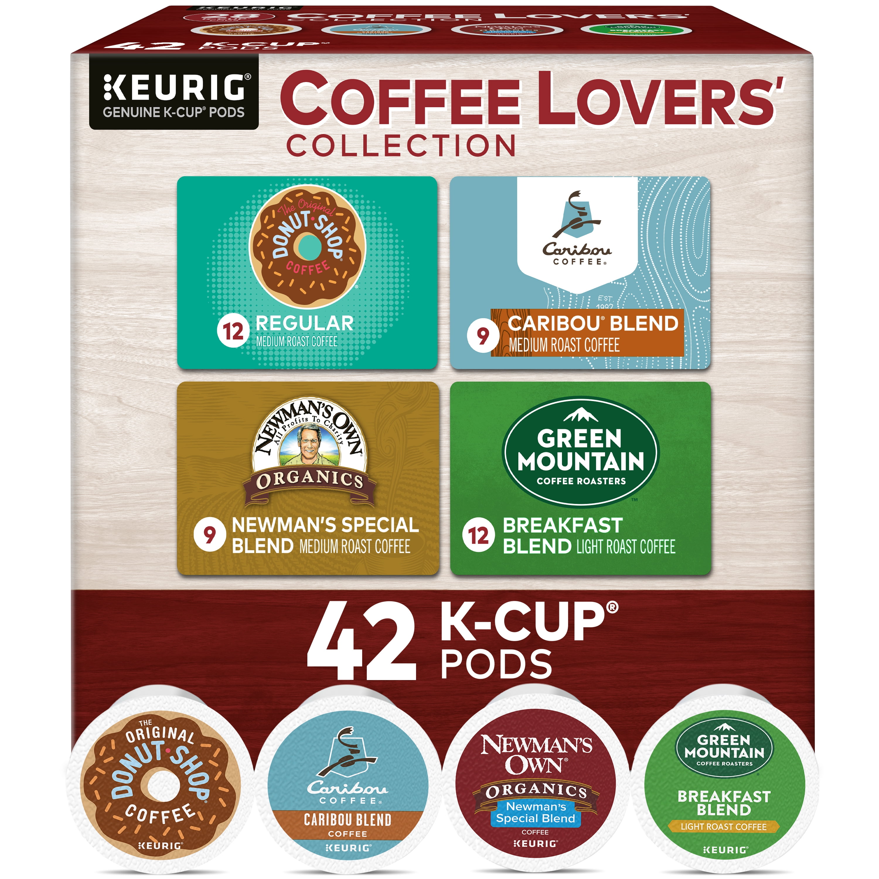 Keurig Coffee Lovers' Collection Variety Pack K-Cup Pods, 42 Count for ...