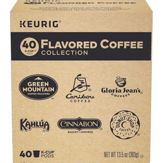 Keurig Flavored Coffee Pods Collection Variety Pack, Single-Serve ...