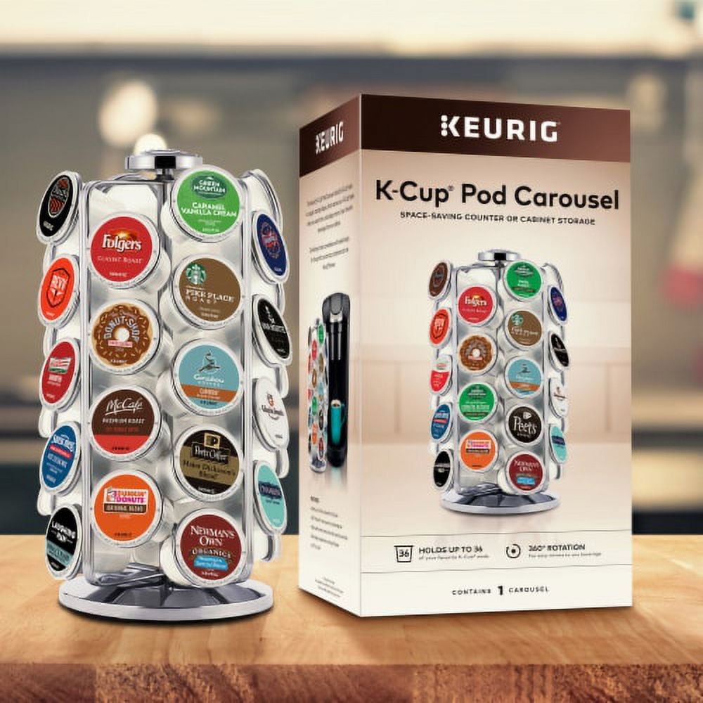 Keurig K-Cup Pod Carousel - Silver - Walmart.com