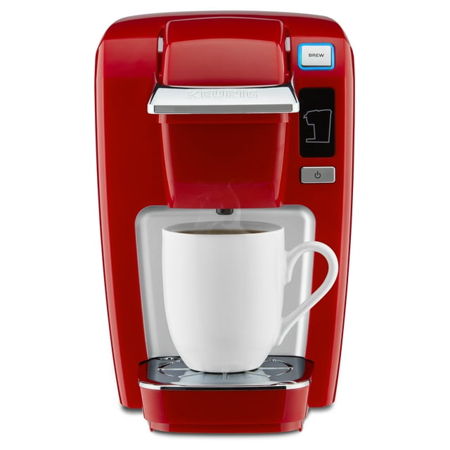 Keurig K-Mini K15 Single-Serve K-Cup Pod Coffee Maker, Chili Red ...