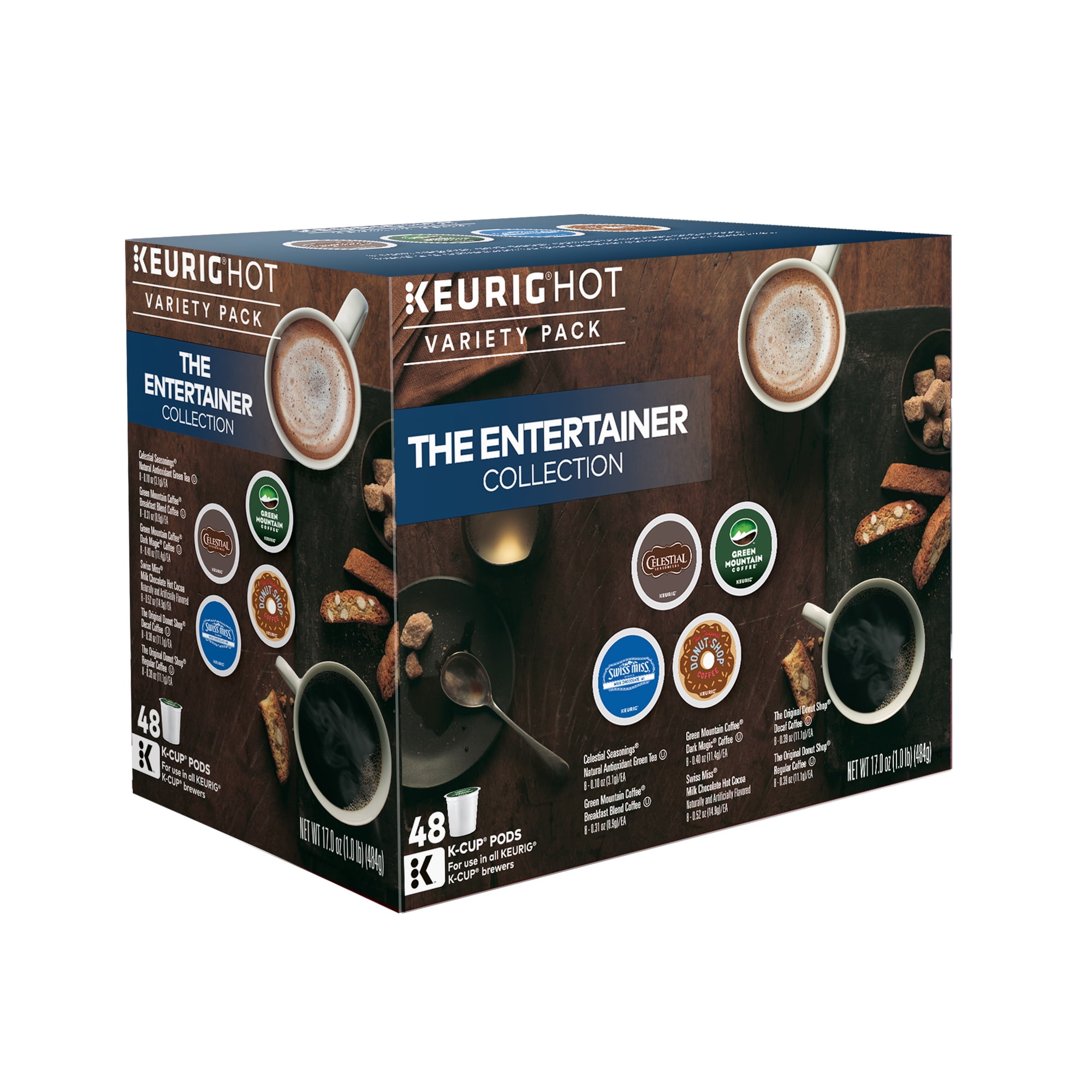 Keurig The Entertainer Collection Variety Pack Single-Serve K-Cup Pod ...