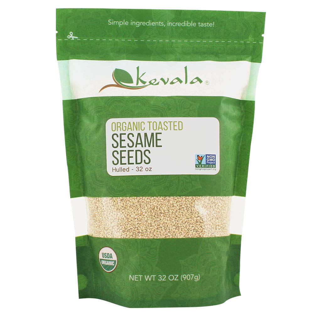 Kevala Organic Toasted Sesame MFF30 (Hulled) - Gluten Free, Roasted ...