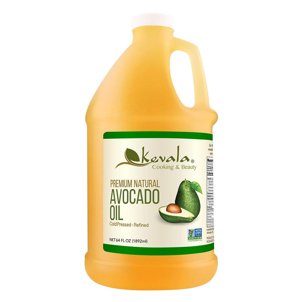 Kevala Premium Natural Avocado Oil, 1/2 Gallon (64 fl oz) - Walmart.com