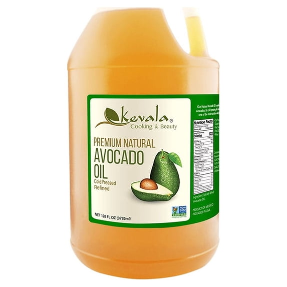 Kevala, Refined Avocado Oil, 128 fl oz, Organic - Walmart.com
