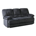 Kevin Collection Contemporary Upholstered Reclining Sofa with Dual ...
