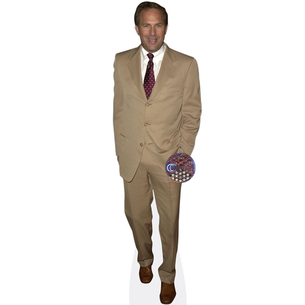 Kevin Costner (Cream Suit) Mini Cardboard Cutout Standee - Walmart.com