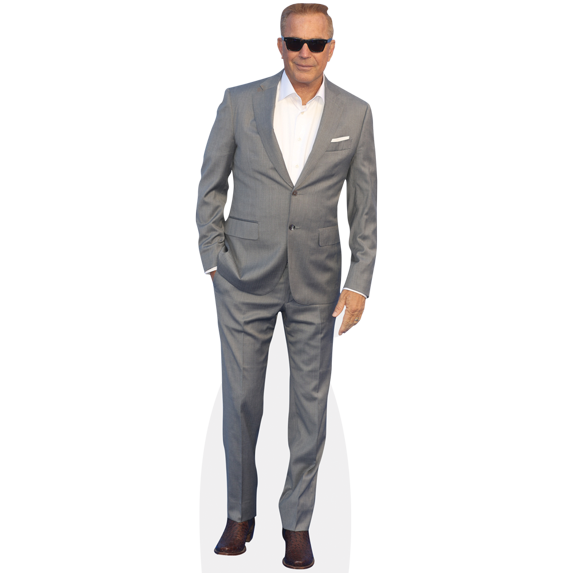 Kevin Costner (Grey Suit) Mini Cardboard Cutout Standee - Walmart.com
