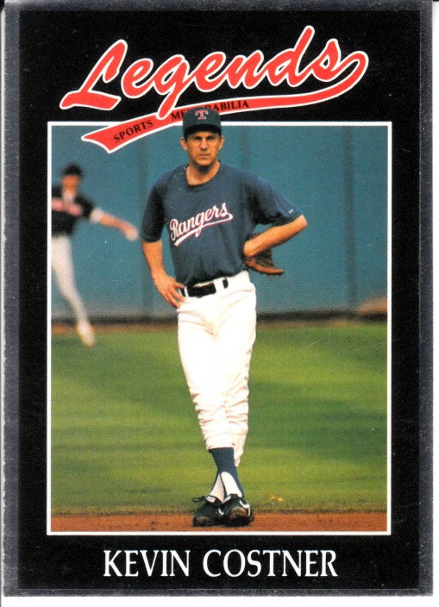 Kevin Costner Texas Rangers 1991 Legends card - Walmart.com