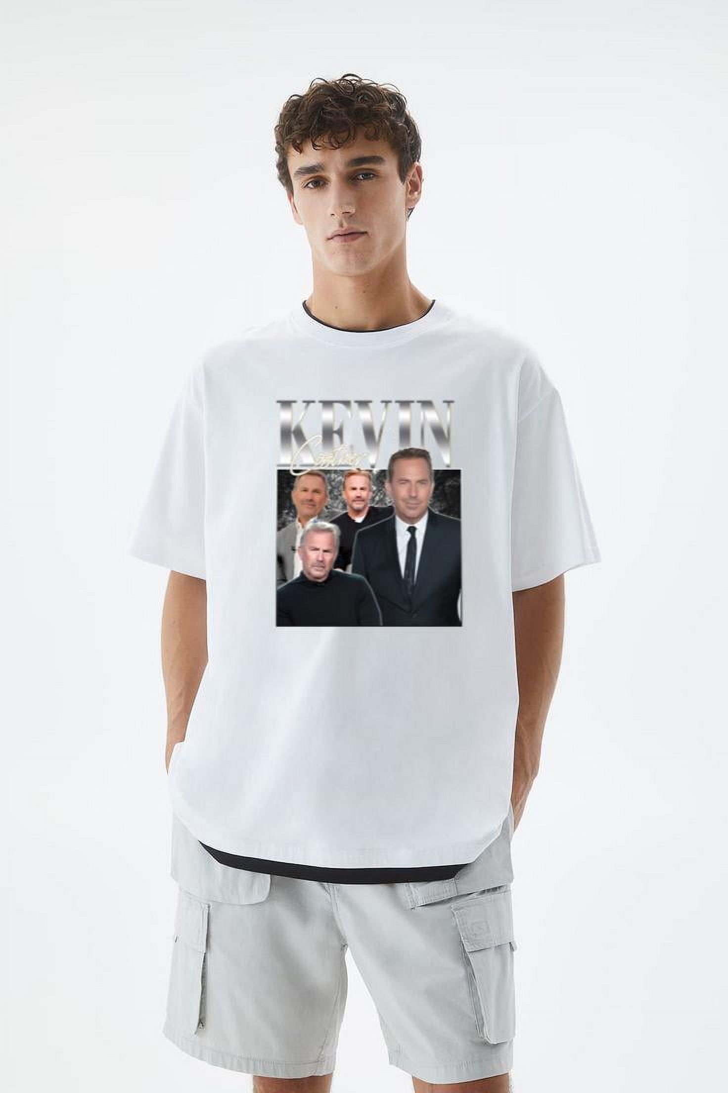 Kevin Costner Vintage Actor Director T-Shirt, for men & women, up to ...