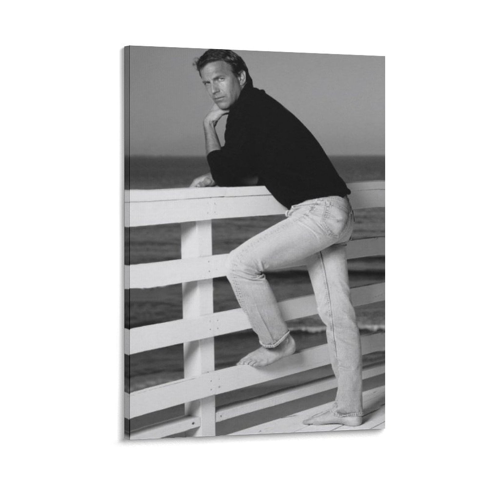 Kevin Costner Vintage Poste Canvas Poster Wall Art Picture Prints ...