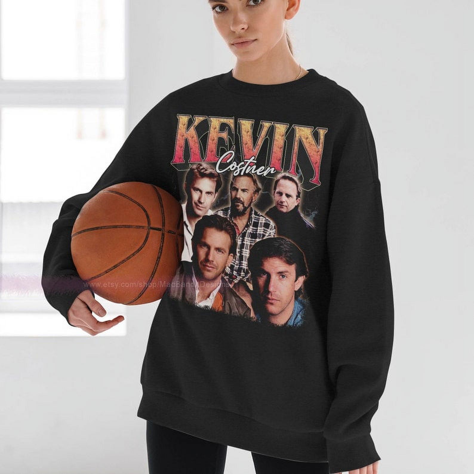Kevin Costner sweatshirt cool retro rock poster sweater 70s 80s 90s ...