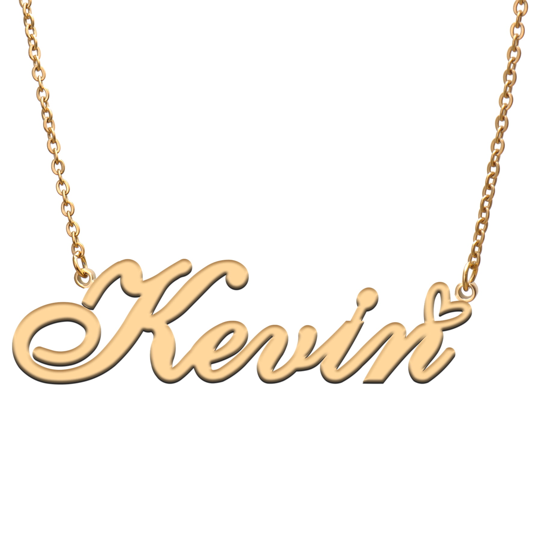 Kevin Custom Name Necklace Customized Personalized Plated Name Necklace ...