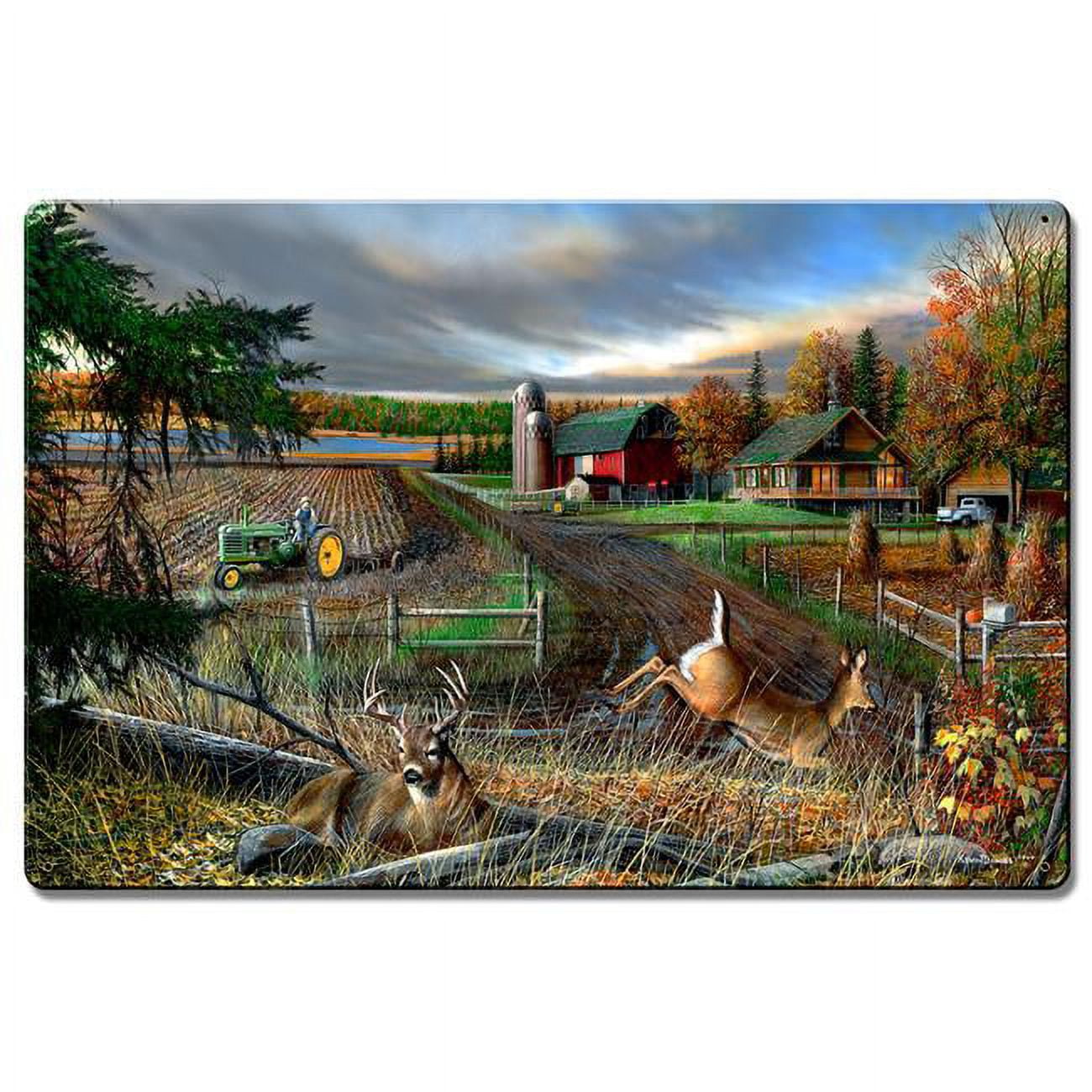 Kevin Daniel Art KDA093 16 x 24 in. Dream Farm Satin Metal Sign ...