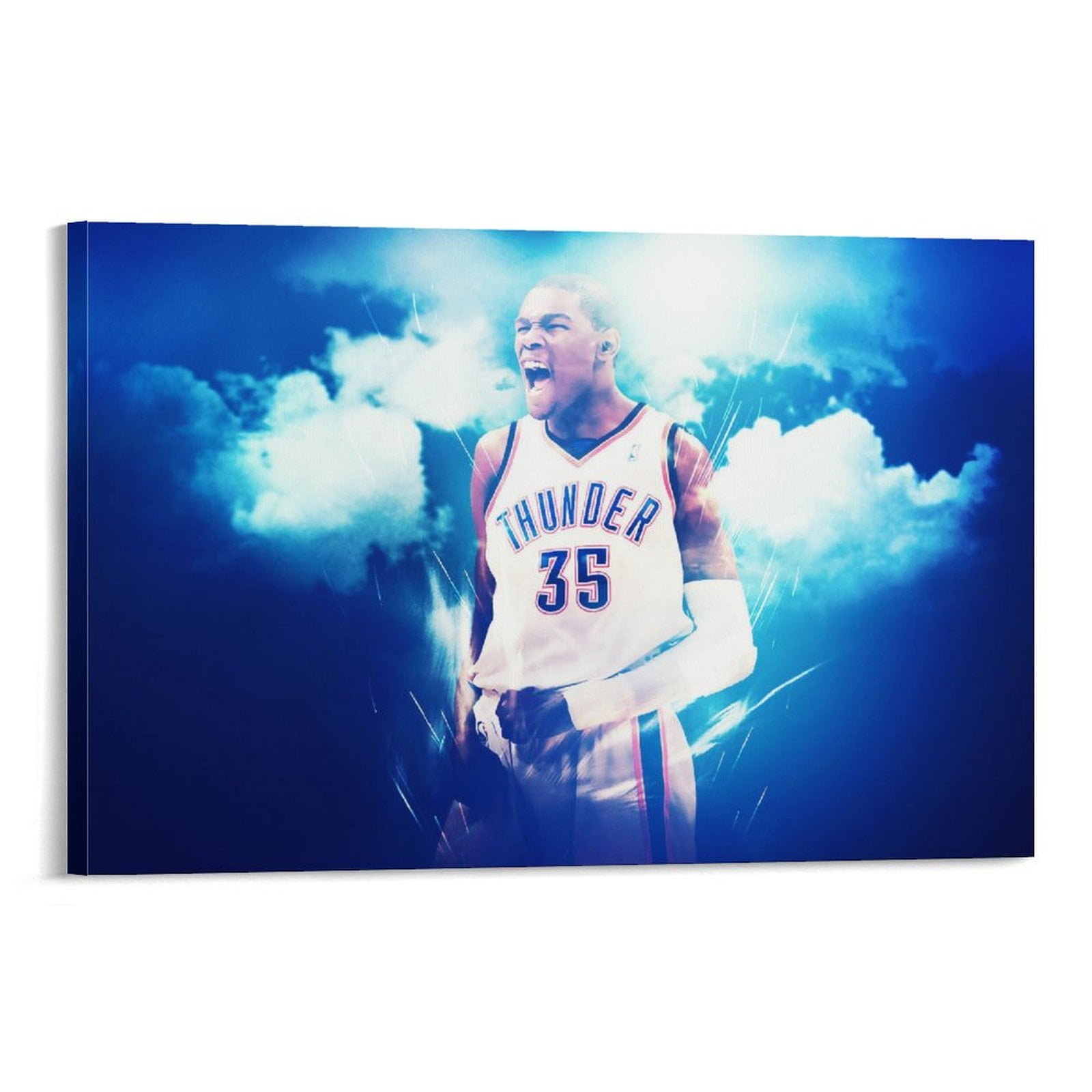 Kevin Durant Basketball Player Poster (24) Canvas Wall Art Prints ...